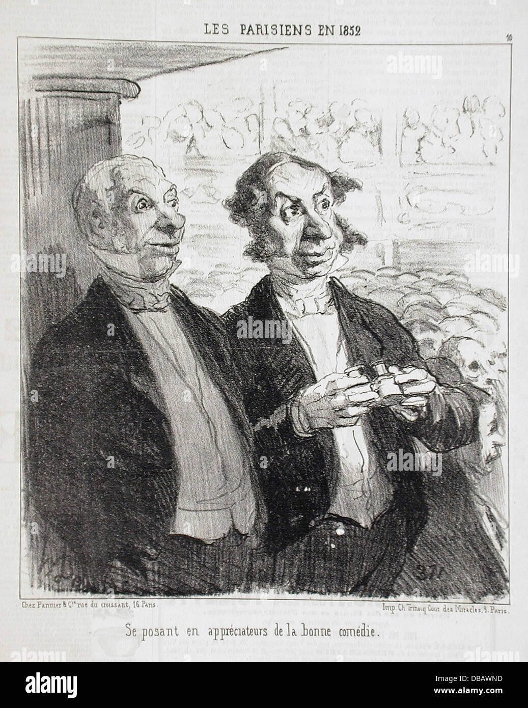 This artwork depicts a scene of figures in a pose of admiration. The ...