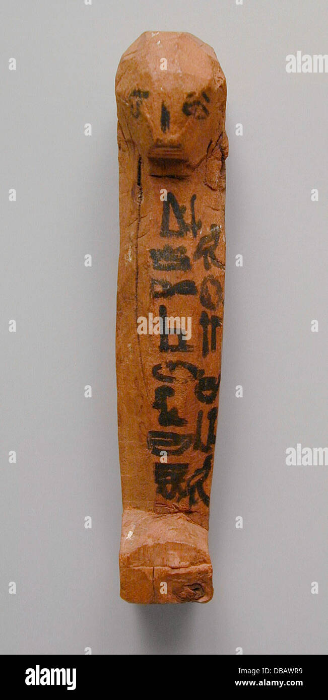 This shabti is an ancient Egyptian funerary figurine. It was used as ...