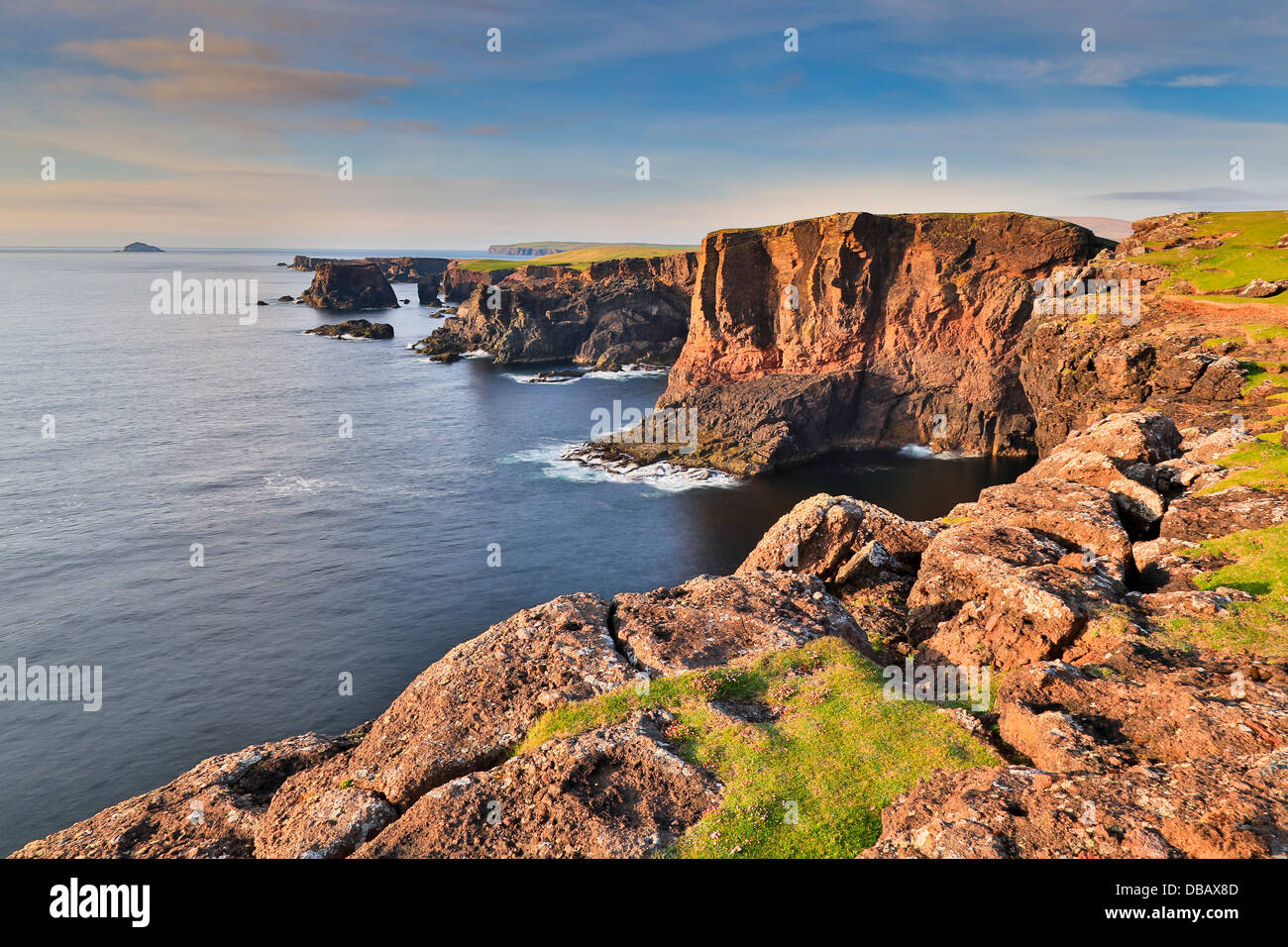 Eshaness; Cliffs; Shetland; UK Stock Photo - Alamy