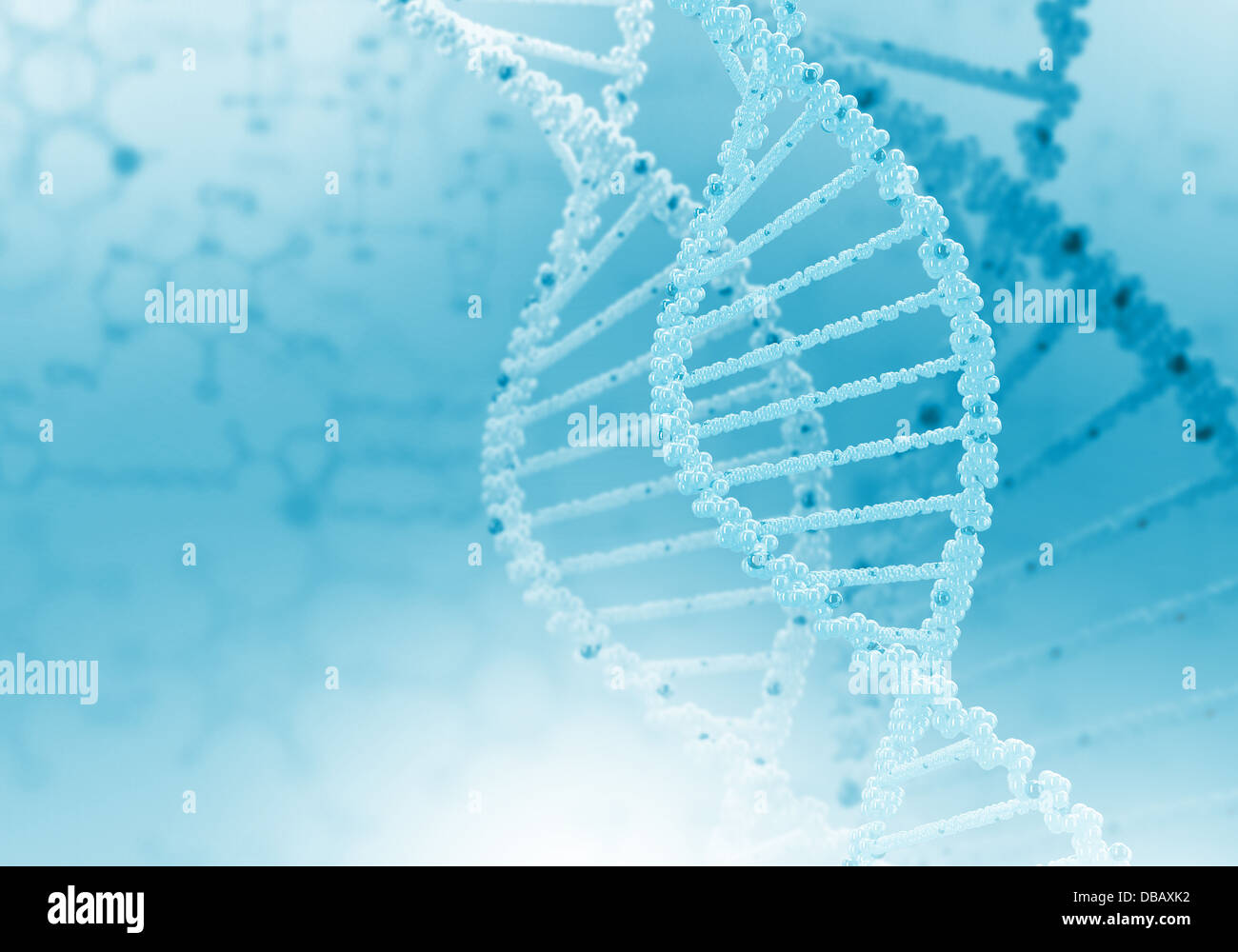 DNA strand illustration Stock Photo - Alamy