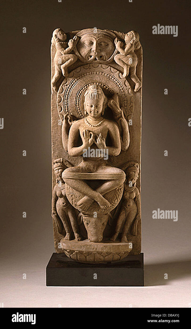 This sculpture of Shiva as the Shaiva Sage Lakulisha, housed at LACMA ...