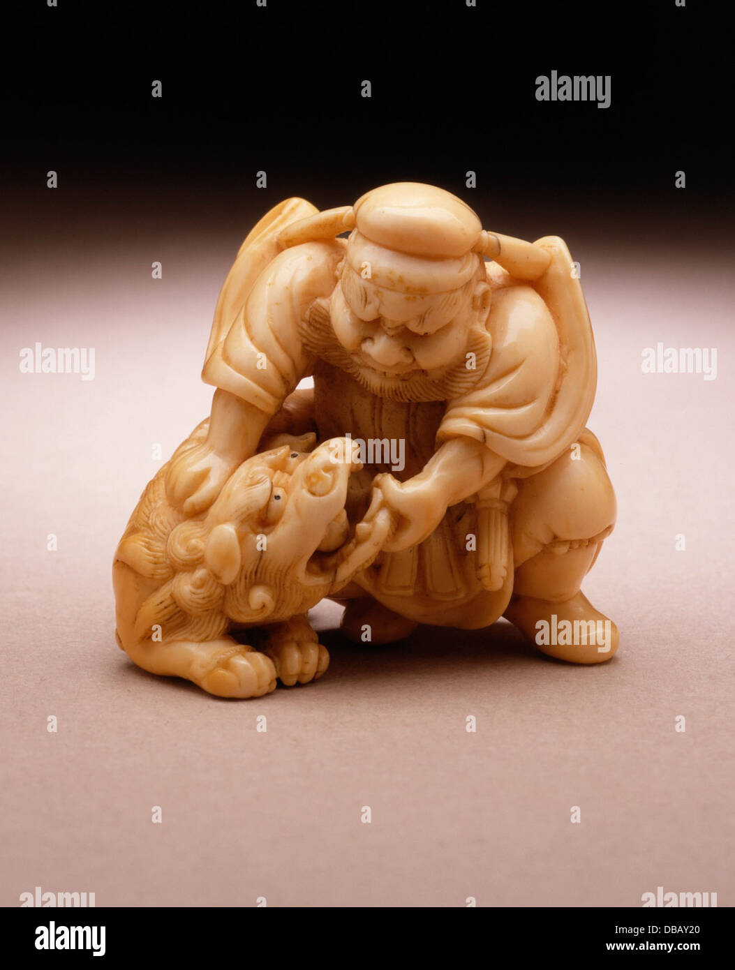 Shoki, a legendary figure in Chinese mythology, is depicted in this ...