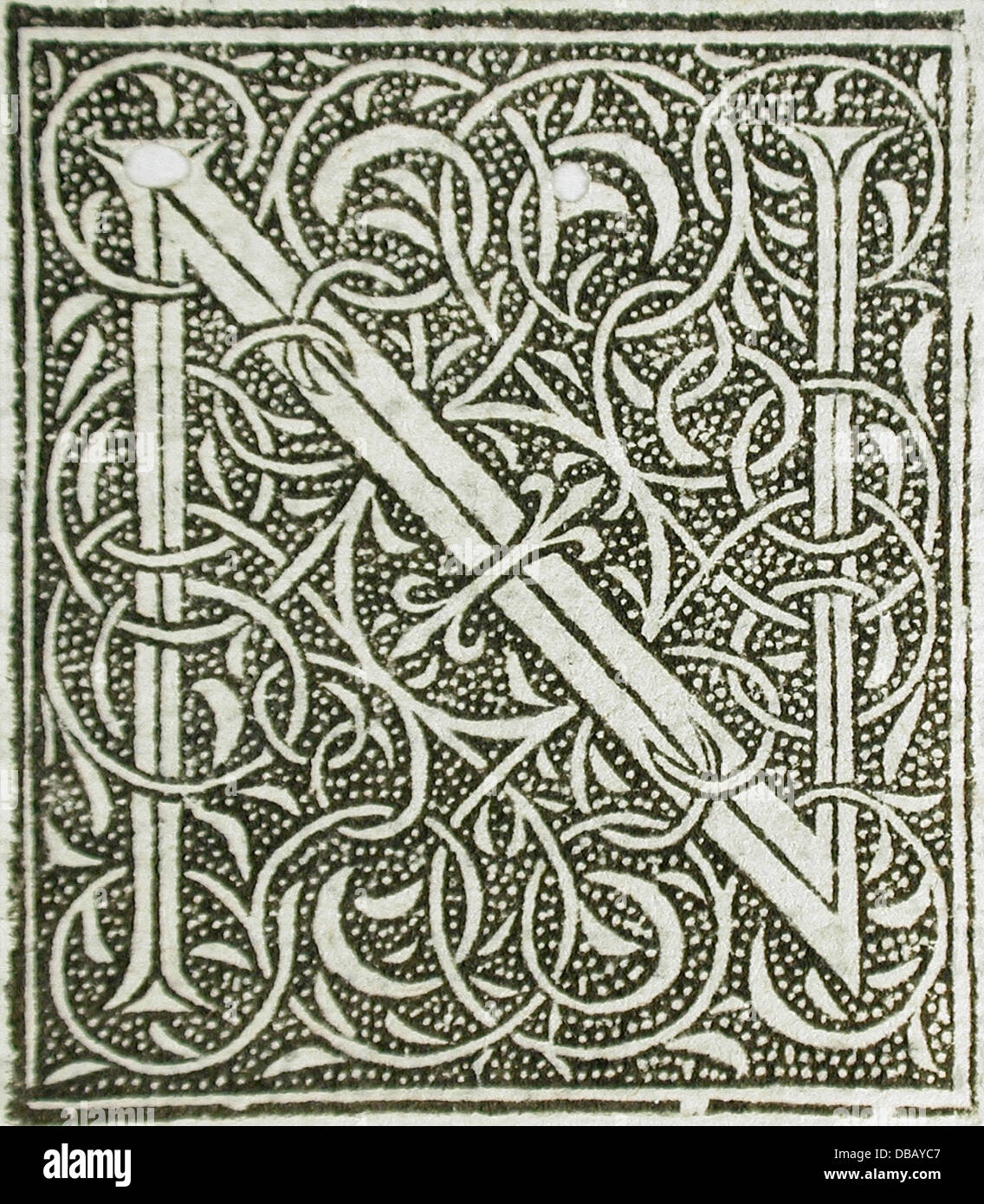 These sixteen ornamental letters, part of LACMA’s collection, display ...