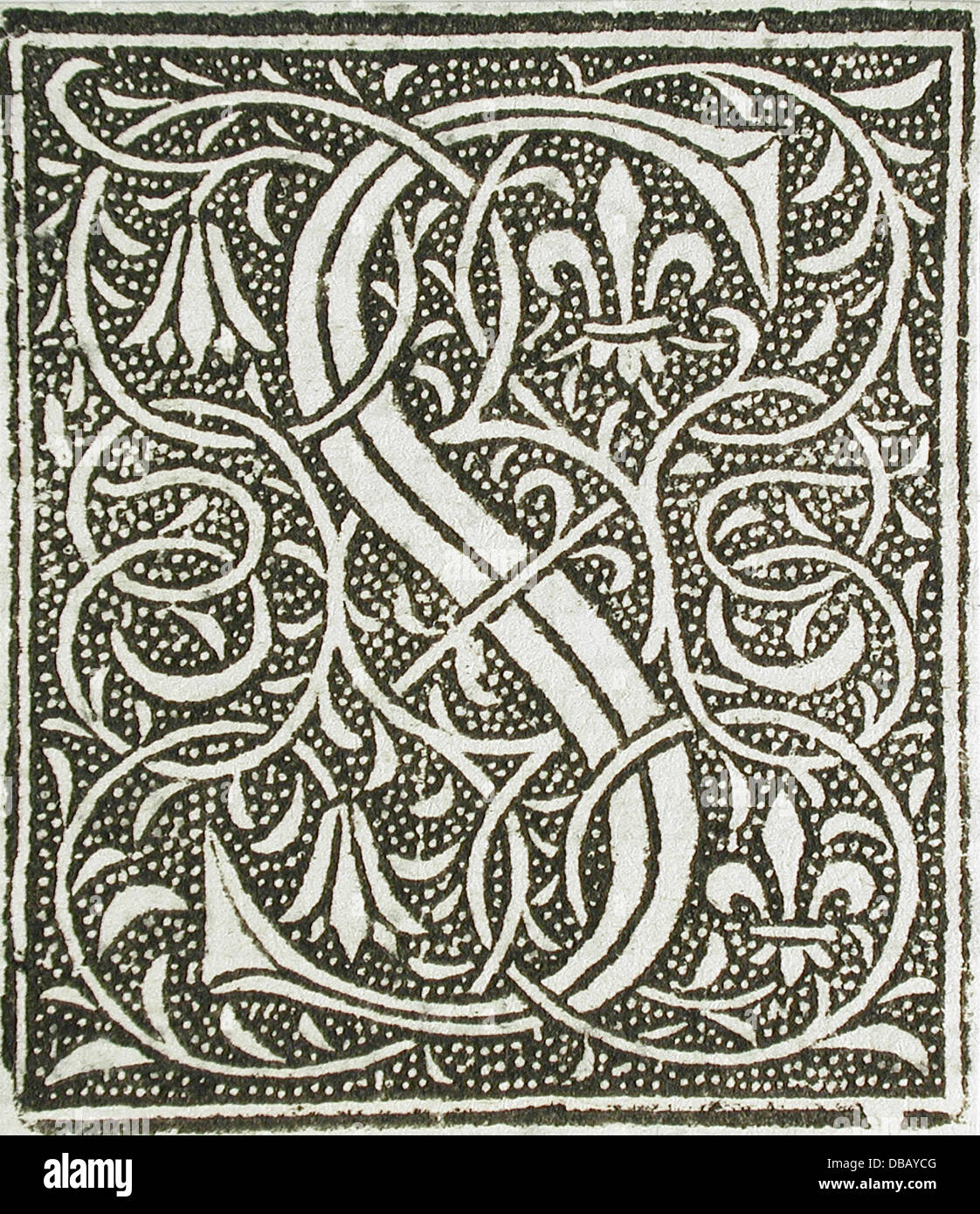 This collection of sixteen ornamental letters, displayed at LACMA ...