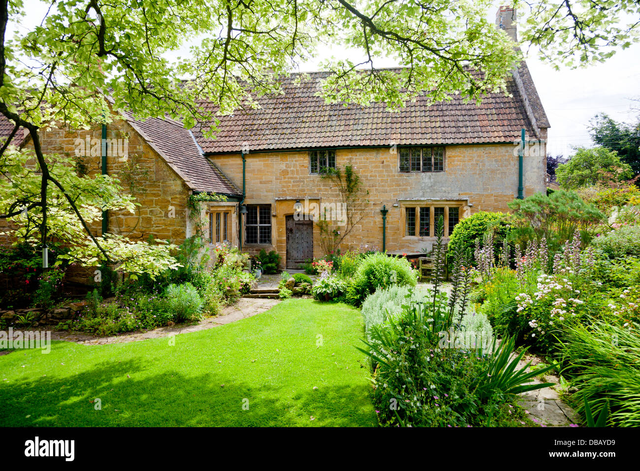 East Lambrook Manor House, location of the famous Margery Fish Cottage ...