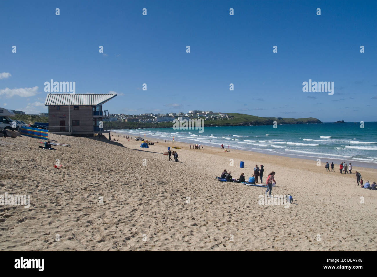 Surf up fistral beach hi-res stock photography and images - Alamy