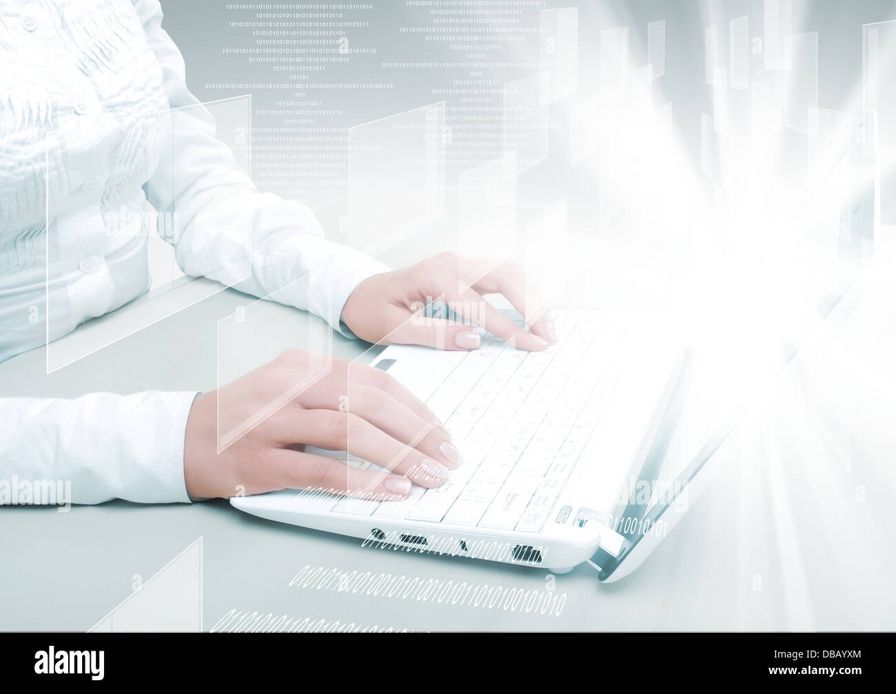 Computer keyboard and social media images Stock Photo - Alamy