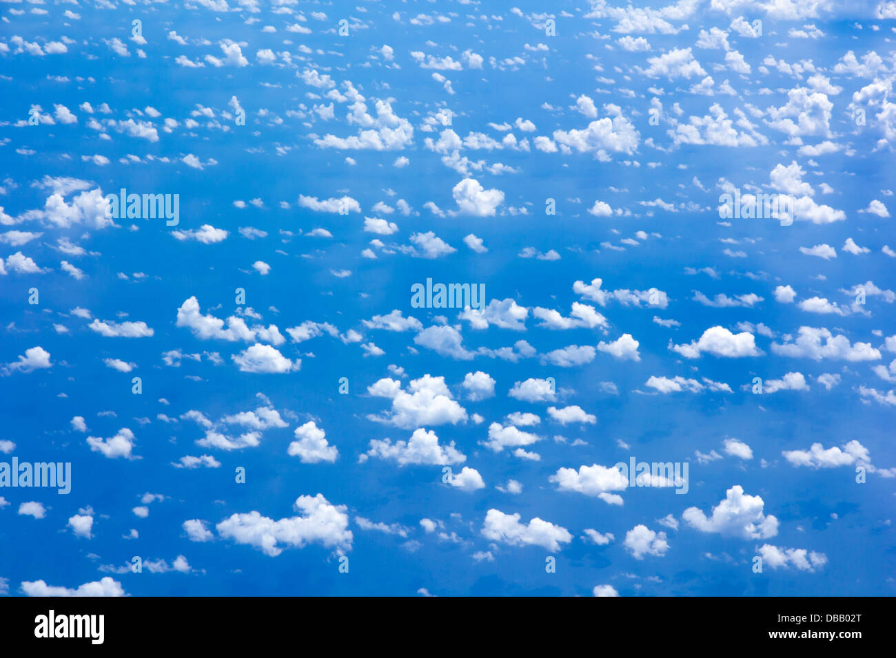 top view of cloud scatter on blue sky in nature Stock Photo - Alamy