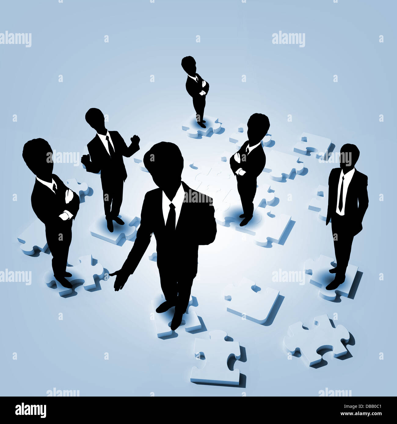 Social network and human figures Stock Photo - Alamy