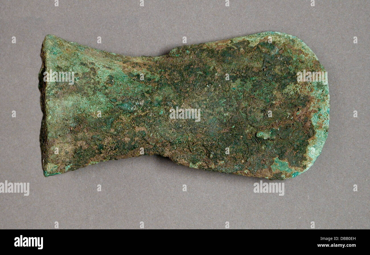 This socket adze is an ancient tool used in woodworking and ...