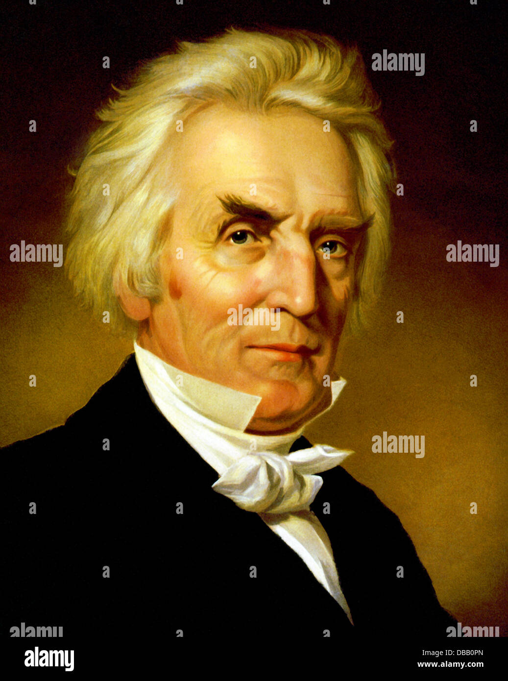 Vintage portrait of Alexander Campbell Stock Photo - Alamy