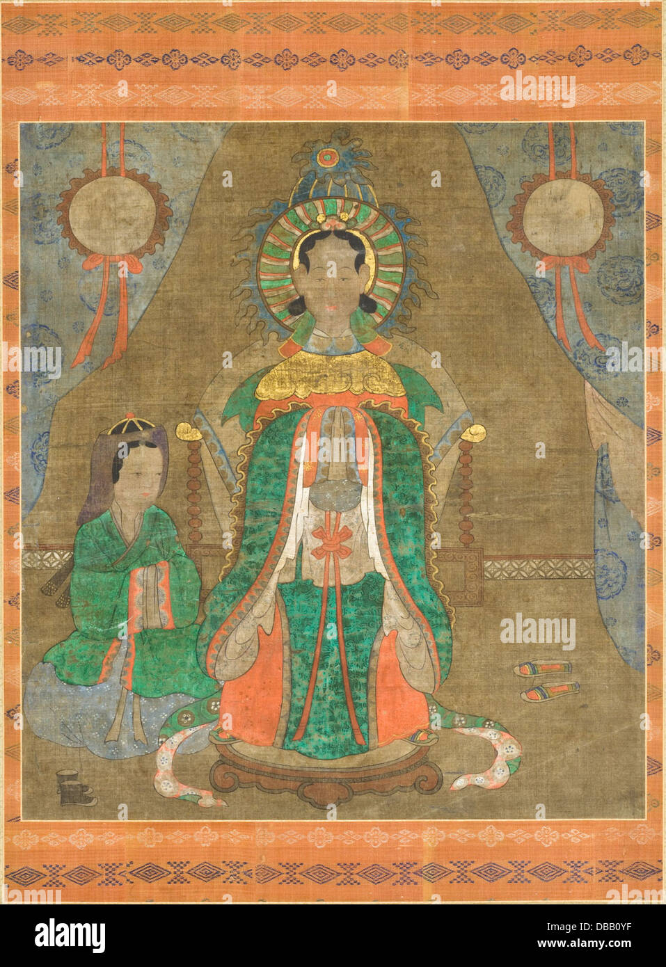 Spirit of a noble woman probably princess pari and attendant hi-res ...