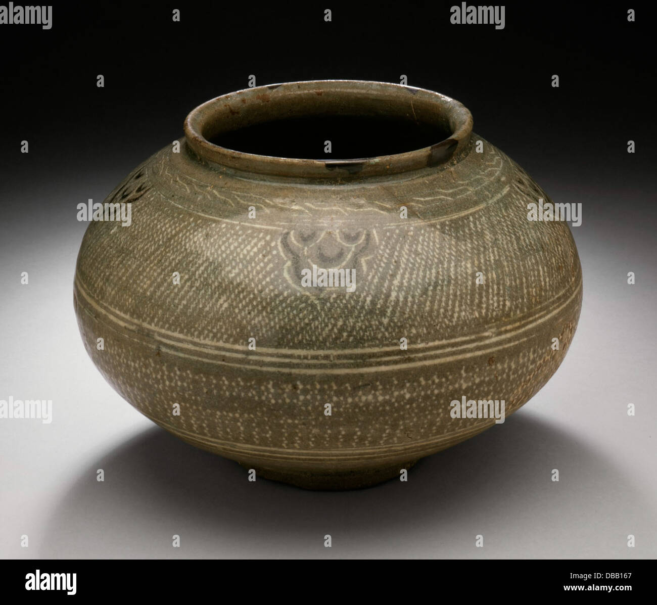 Squat Jar with Dots and Circles M.2000.15.93 Stock Photo - Alamy