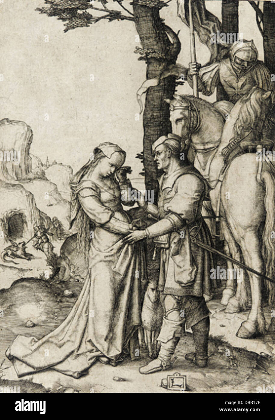 Knight rescuing hi-res stock photography and images - Alamy