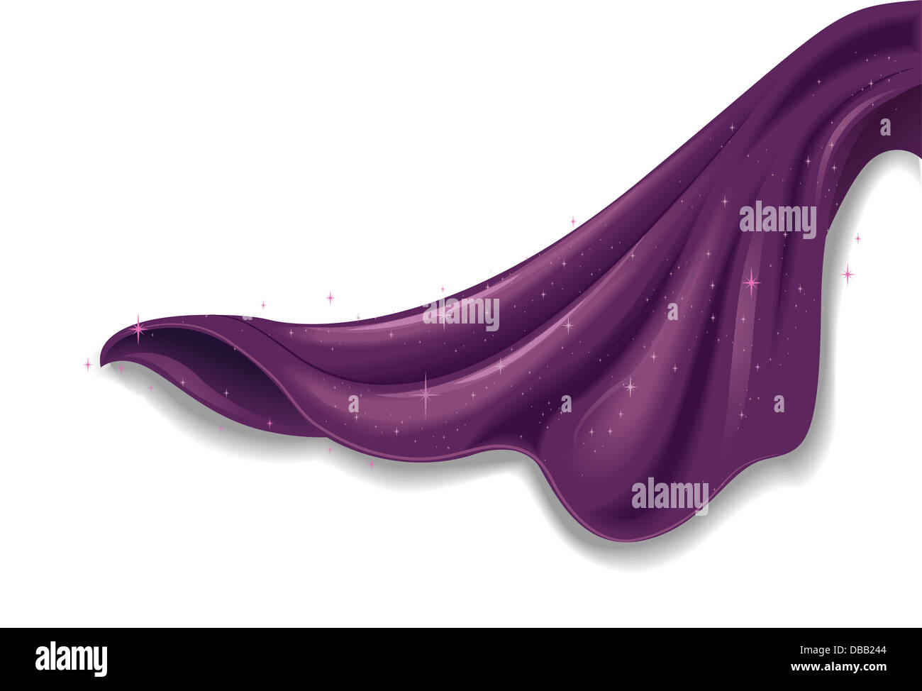 Illustration of Purple Fabric Wave Design Stock Photo - Alamy