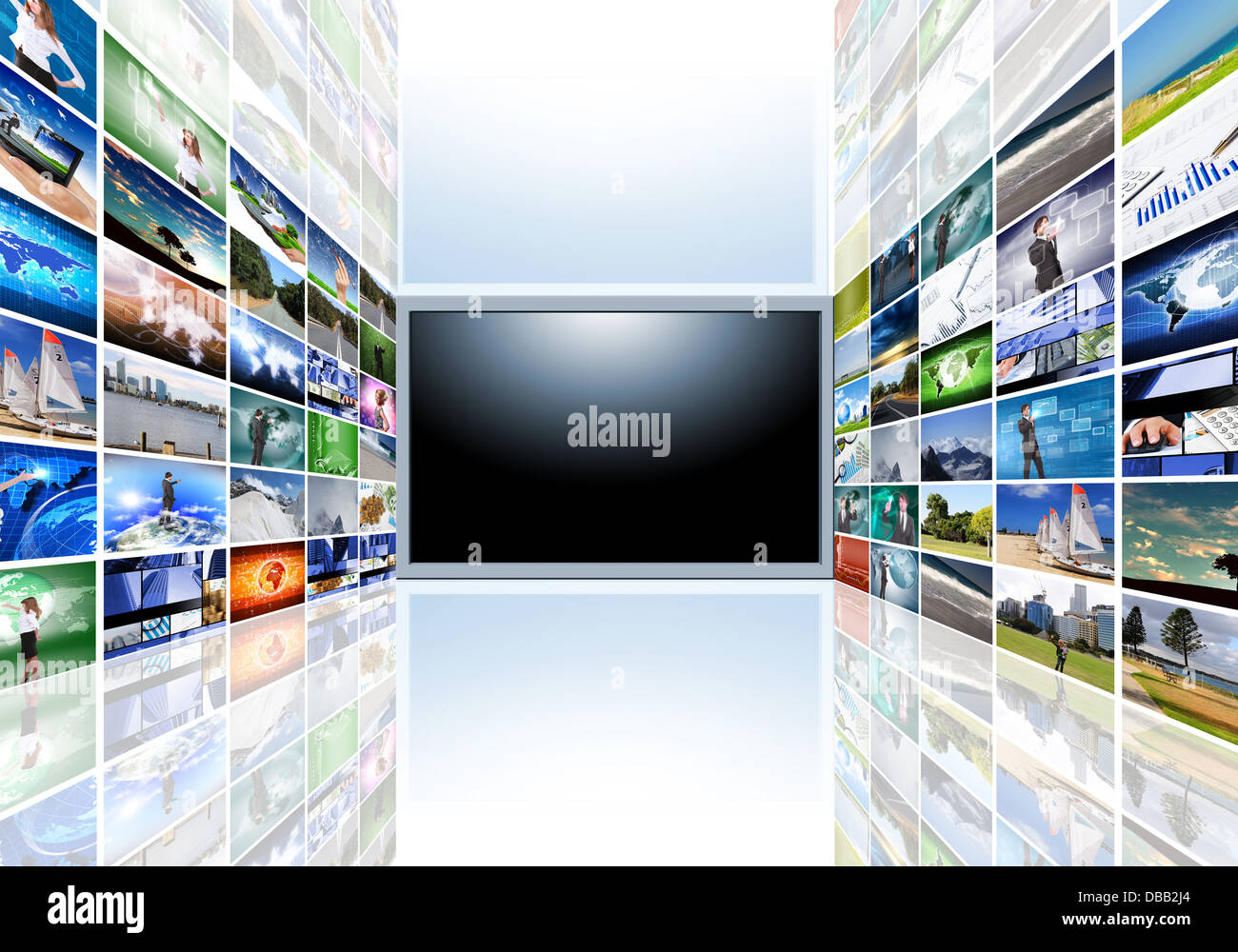 A flat screen television Stock Photo - Alamy