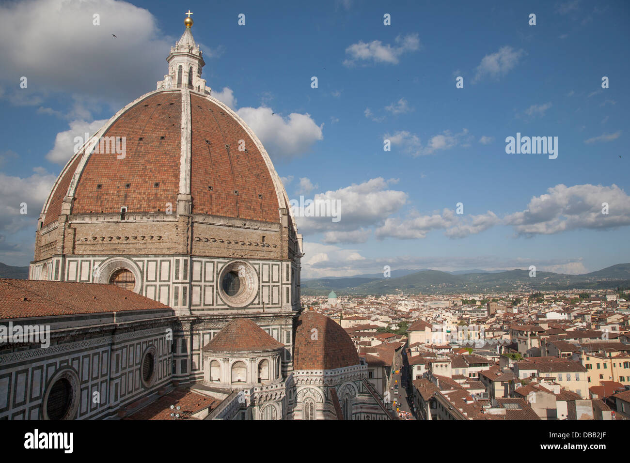 Cathedral Dome and View of the City, Florence, Italy Stock Photo - Alamy