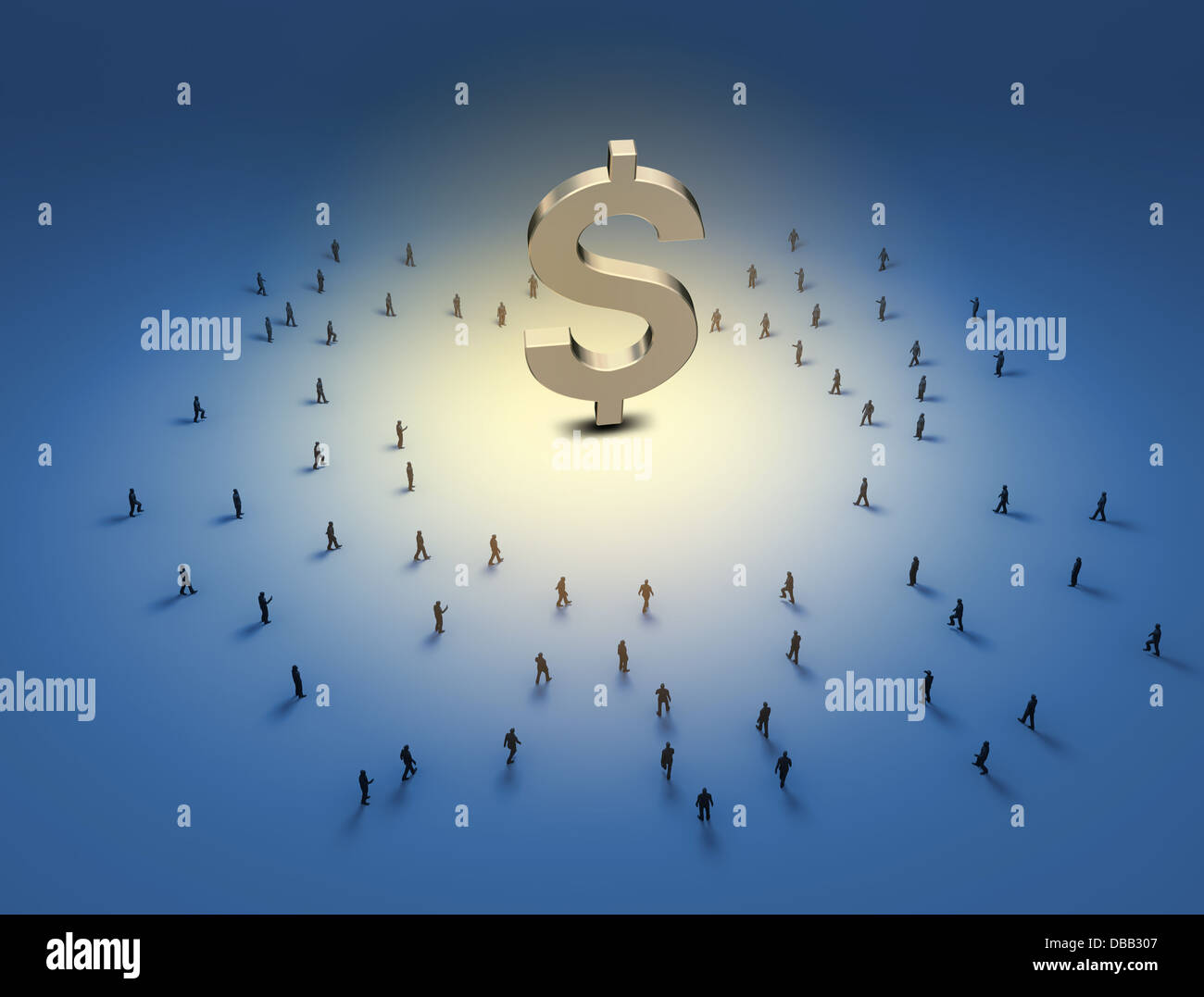 Money symbol and people Stock Photo - Alamy