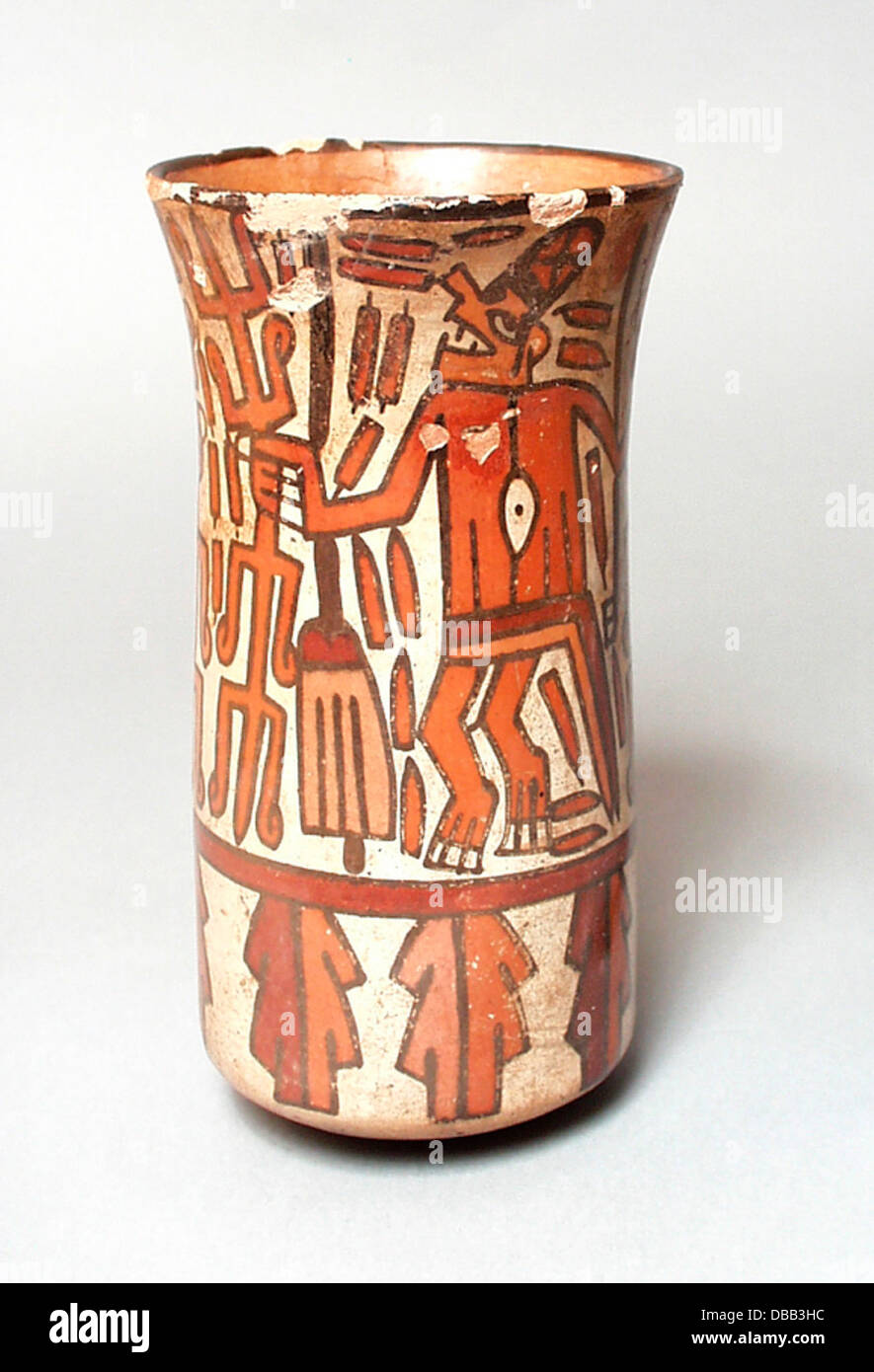 This tall beaker, part of the LACMA collection, is an example of ...