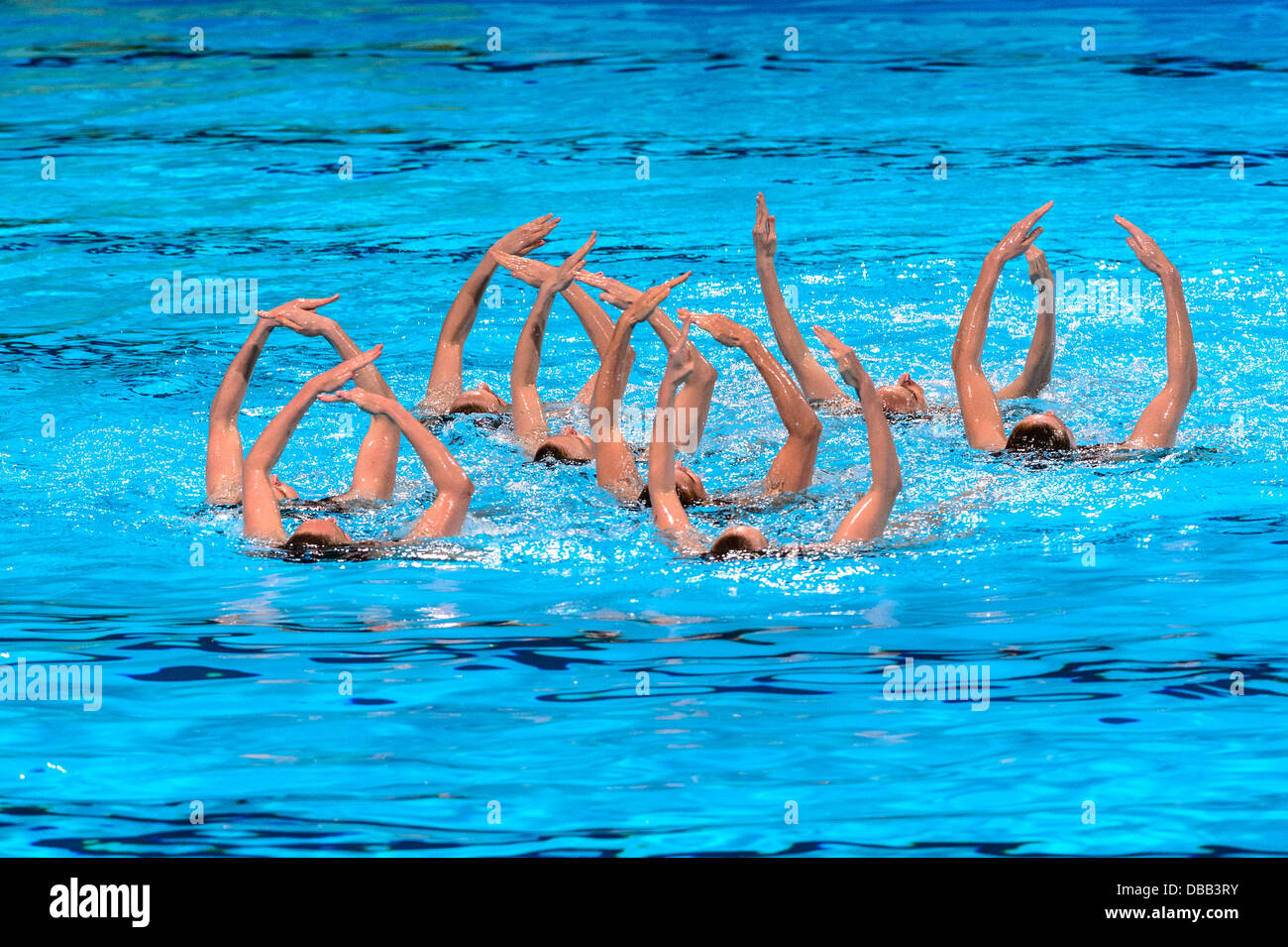 Synchronized swimming hi-res stock photography and images - Alamy