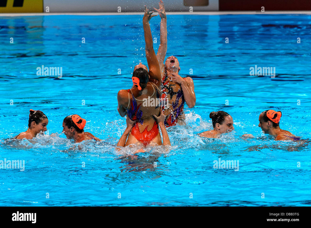 Barcelona, Spain. 26th July 2013: Italy's team competes in the ...