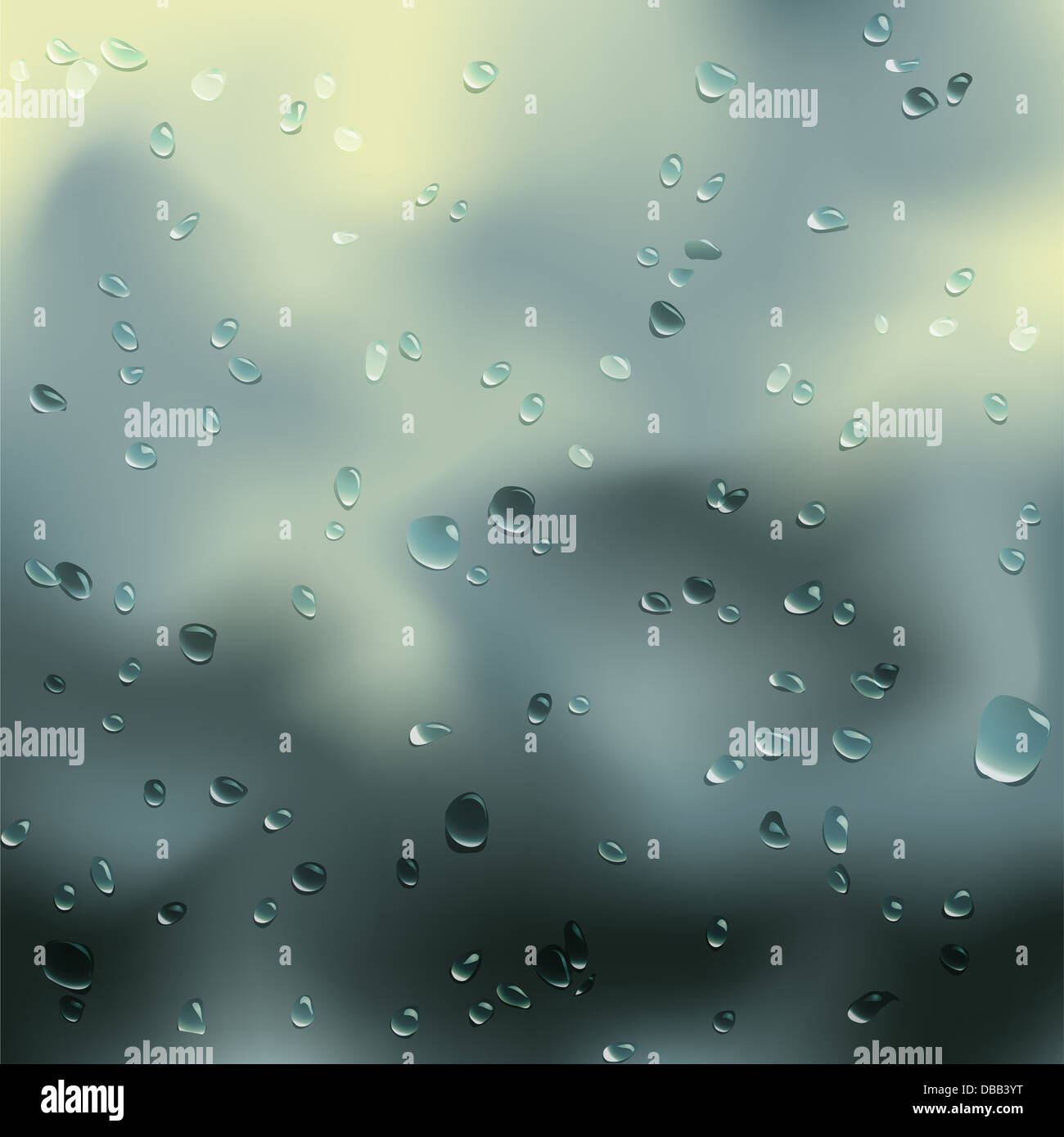Vector illustration water drops hi-res stock photography and images - Alamy