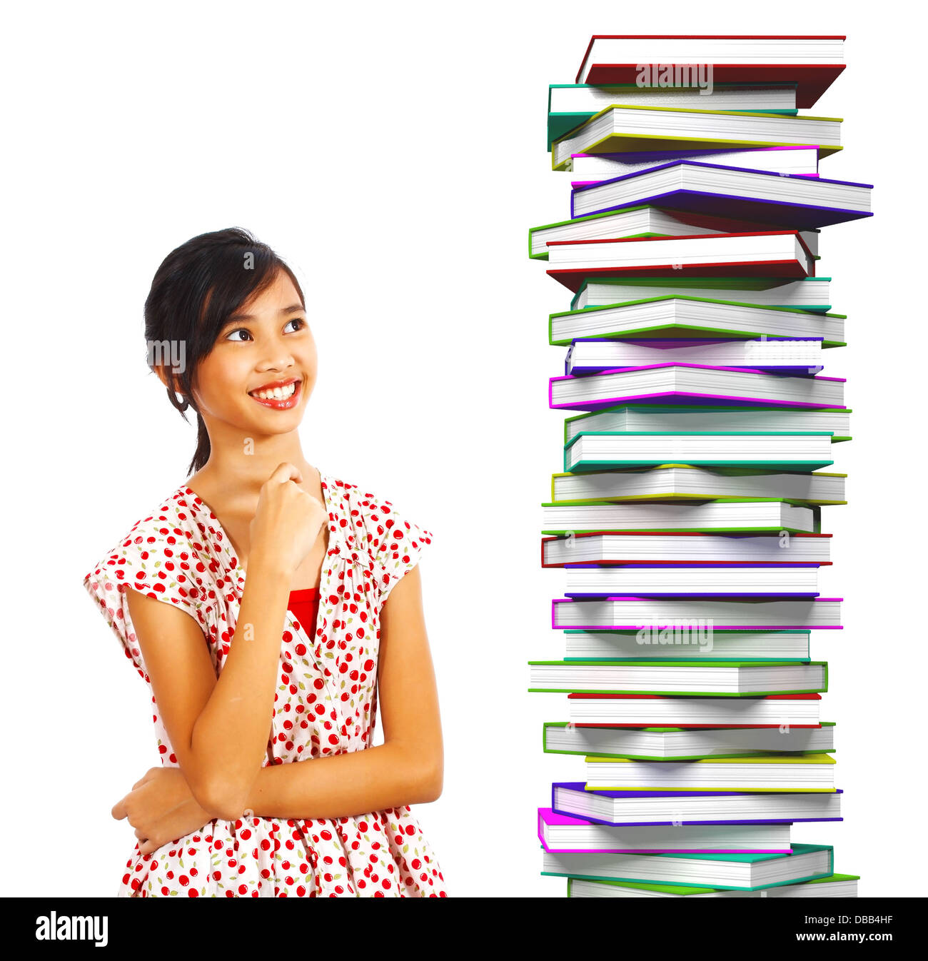 Student learning read Cut Out Stock Images & Pictures - Alamy