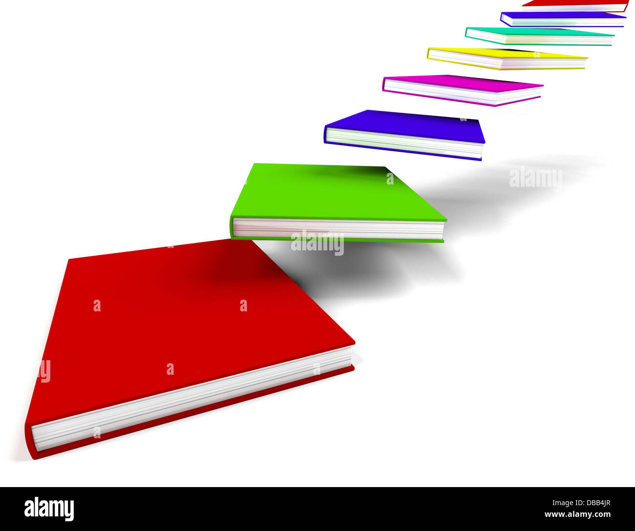 Books flying hi-res stock photography and images - Alamy