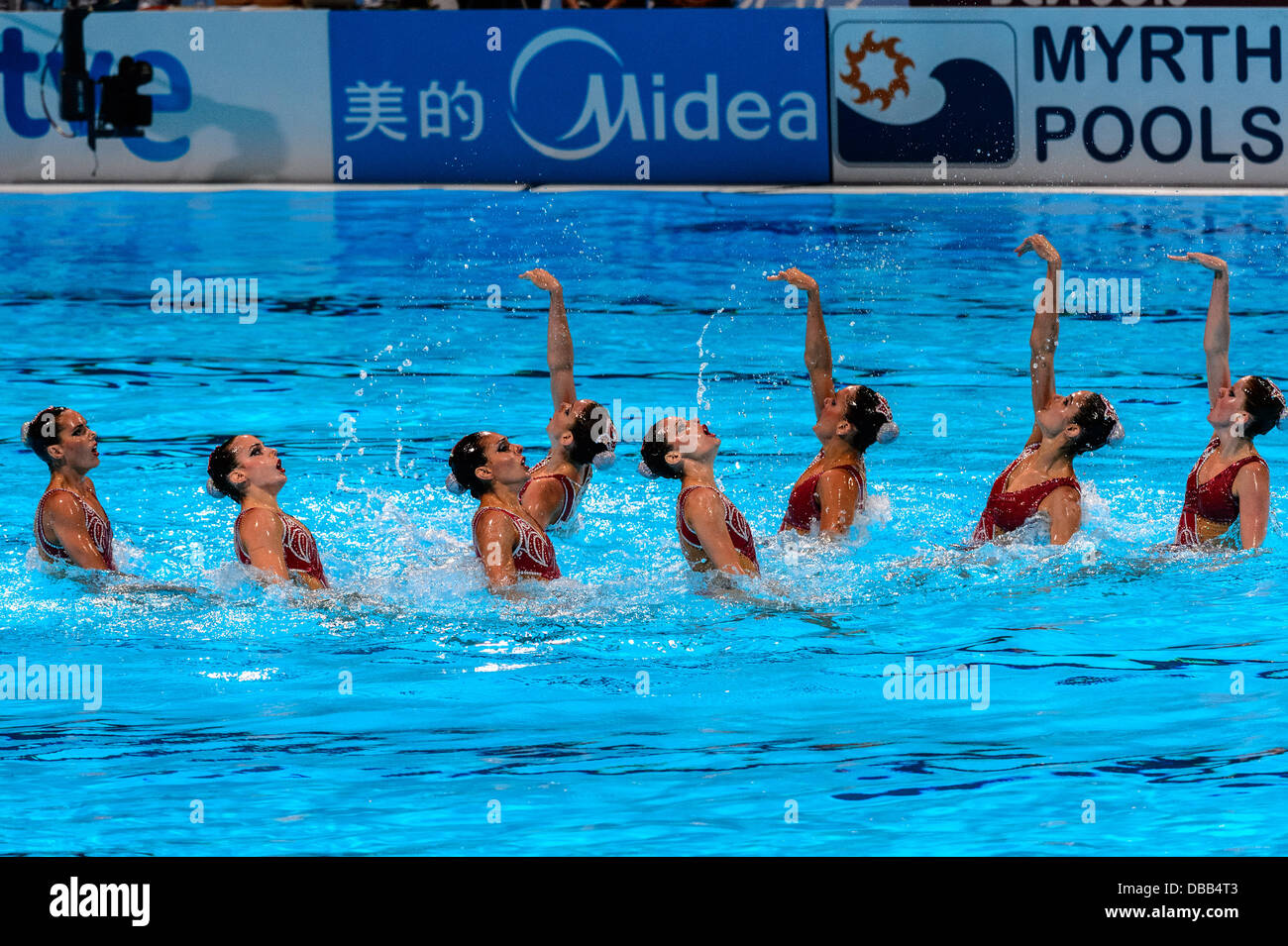 Spanish synchronized swimming team High Resolution Stock Photography ...