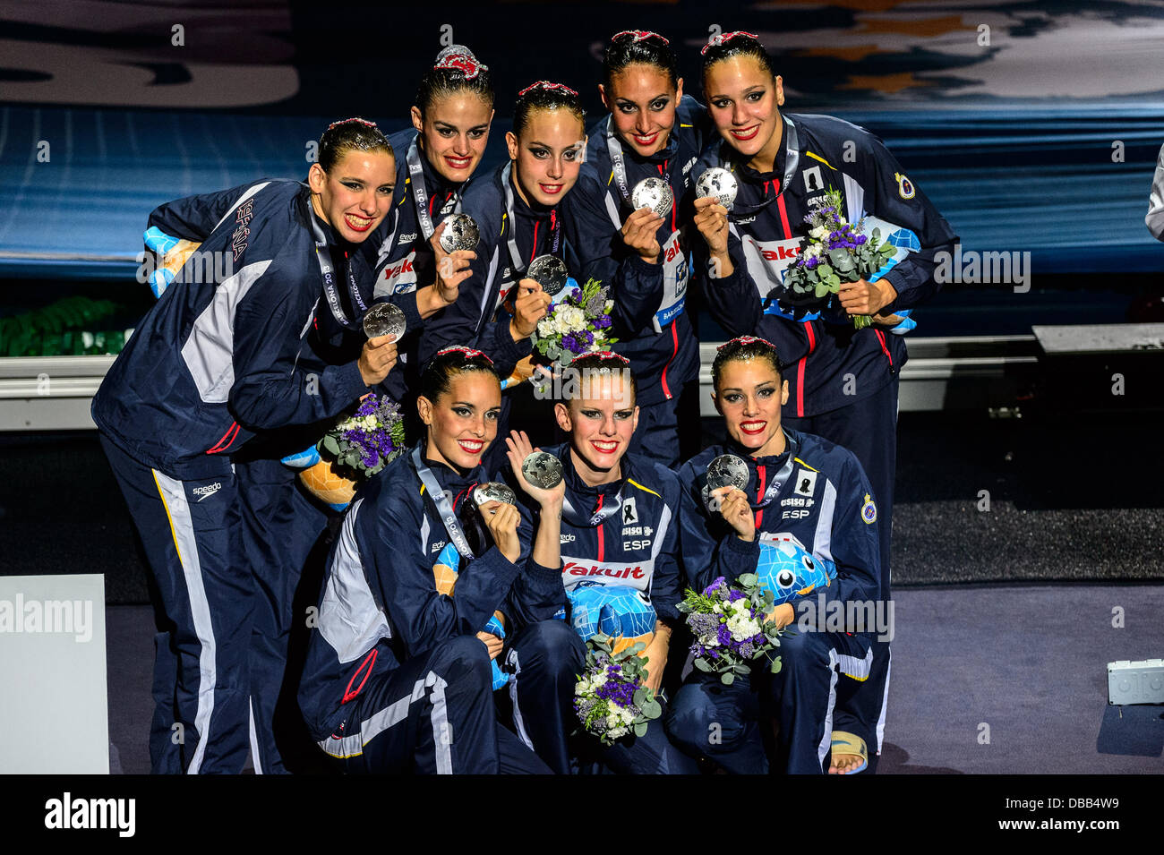Spanish synchronized swimming team High Resolution Stock Photography ...
