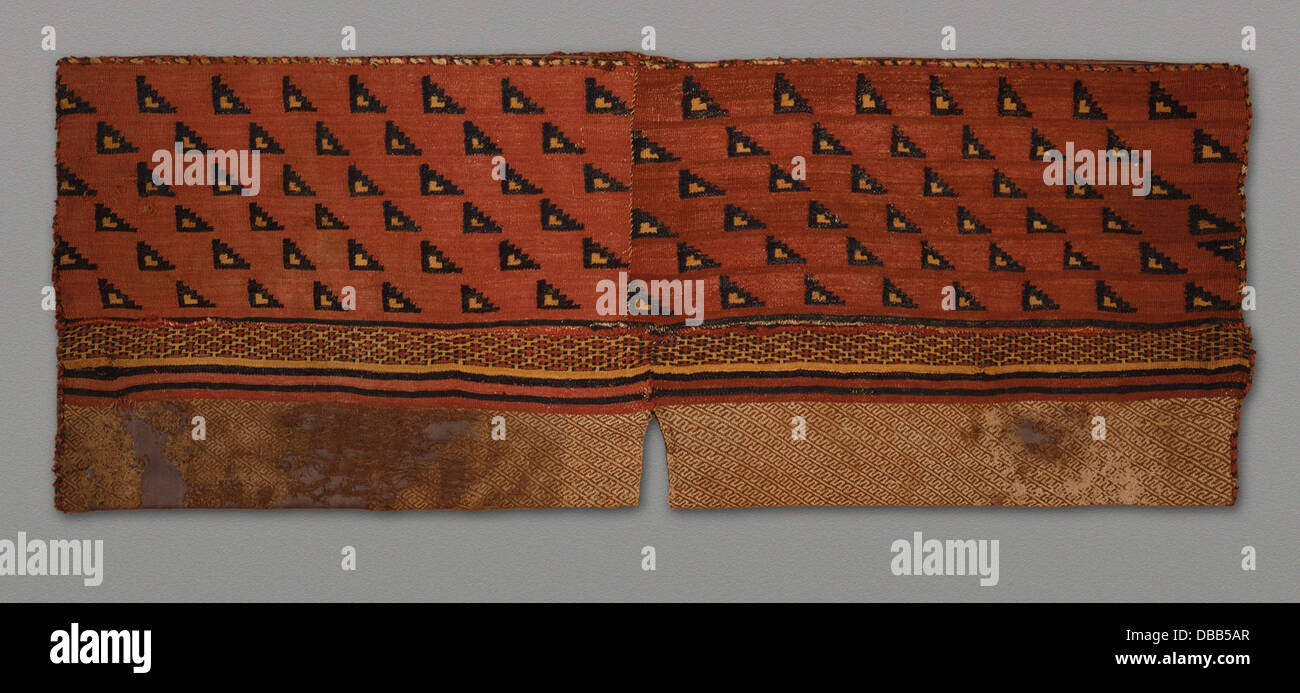 Textile with Design of Step Motif M.74.151.22 Stock Photo - Alamy