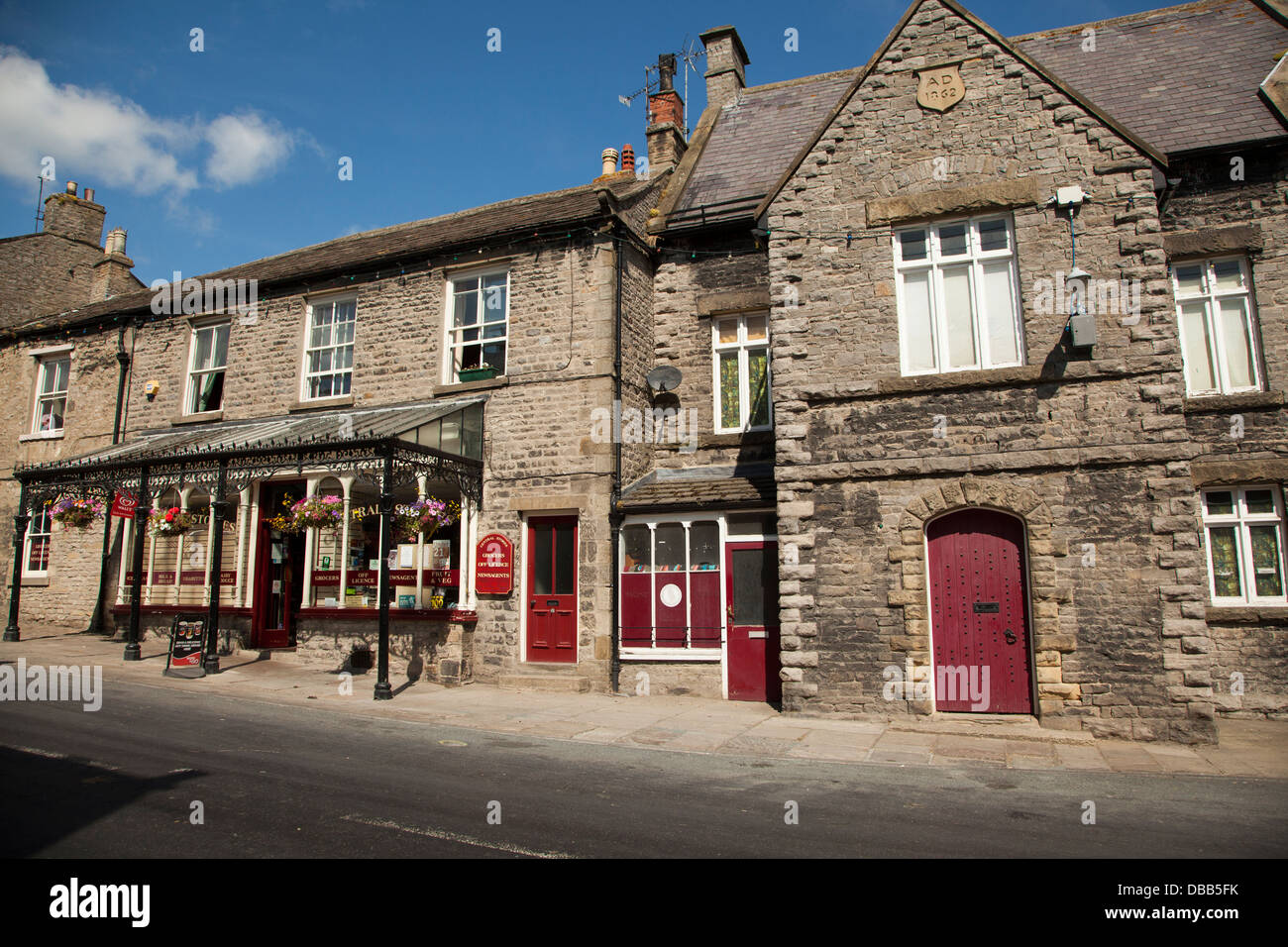 Central Stores Middleham Wensleydale Yorkshire England UK Stock Photo ...
