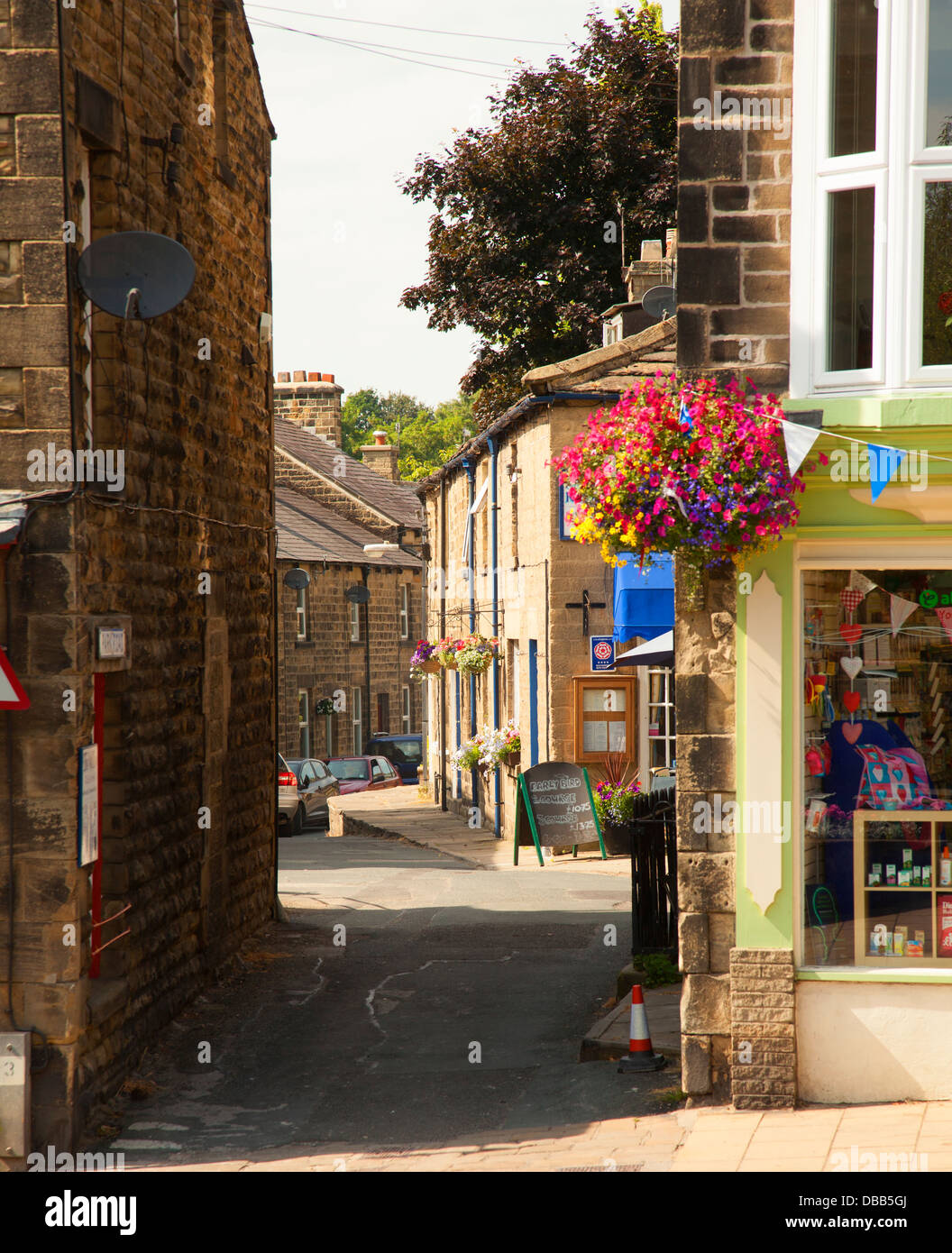 Pateley Bridge Nidderdale Yorkshire England UK Stock Photo - Alamy