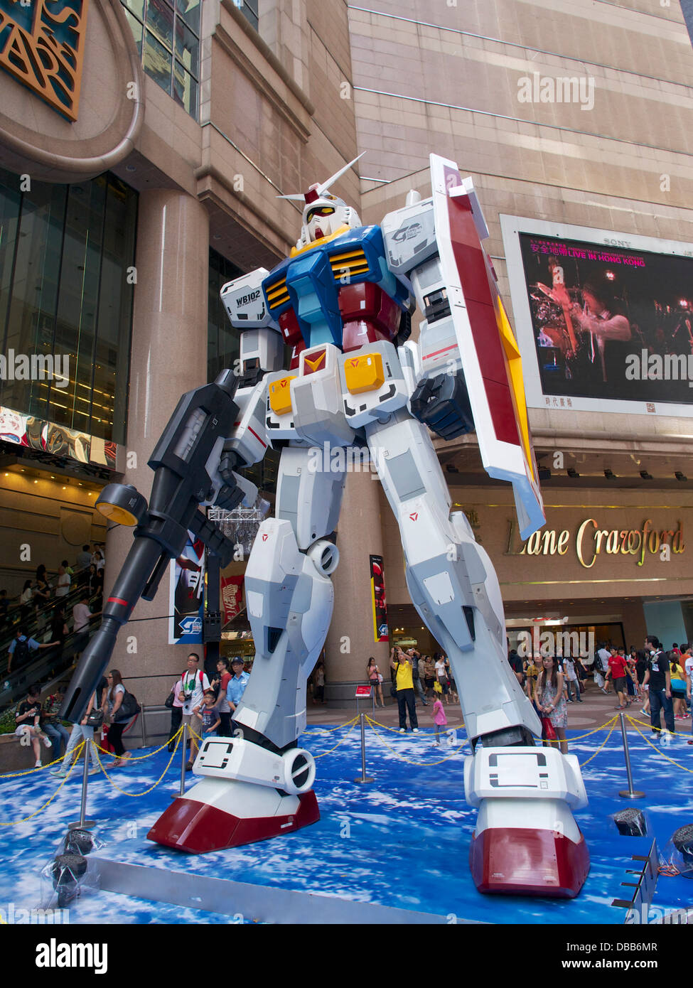 A Gundam exhibition on display at Times Square shopping centre in ...