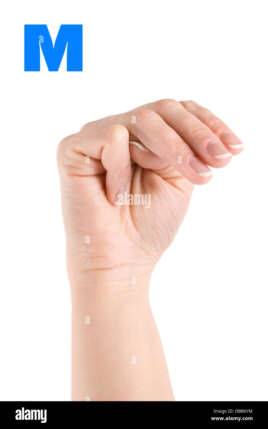 Finger Spelling Four Letter Word Chart