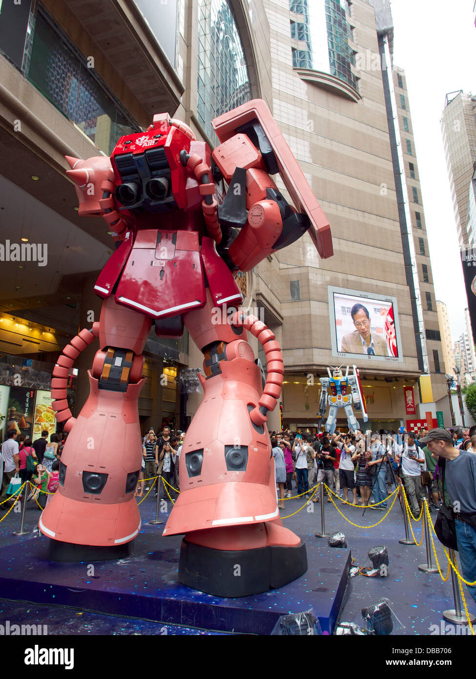 A Gundam exhibition on display at Times Square shopping centre in ...