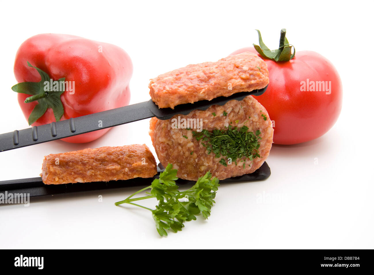 Rissole with parsley Stock Photo - Alamy