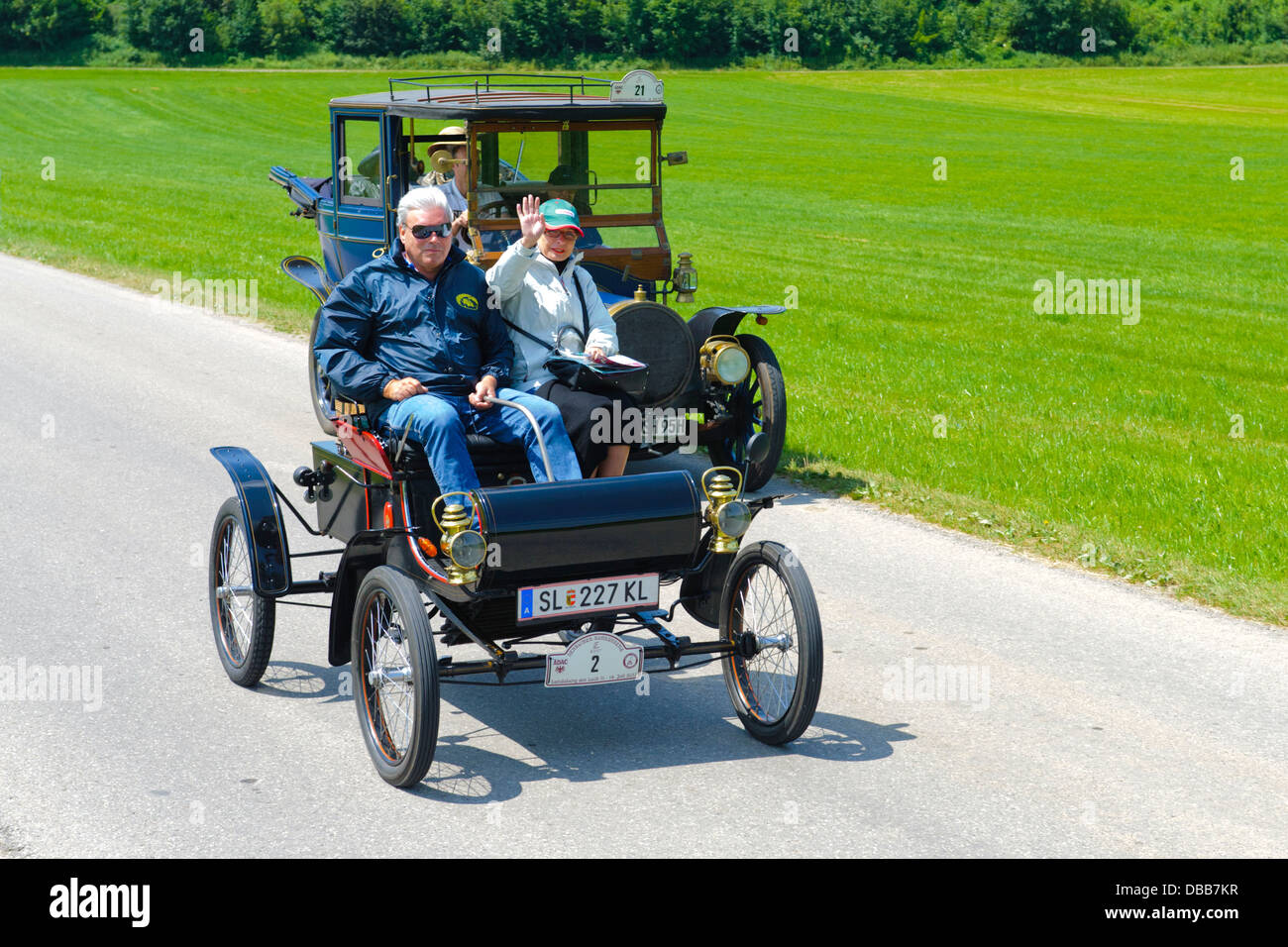 Oldtimer rallye for at least 80 years old antique cars with Oldsmobile ...
