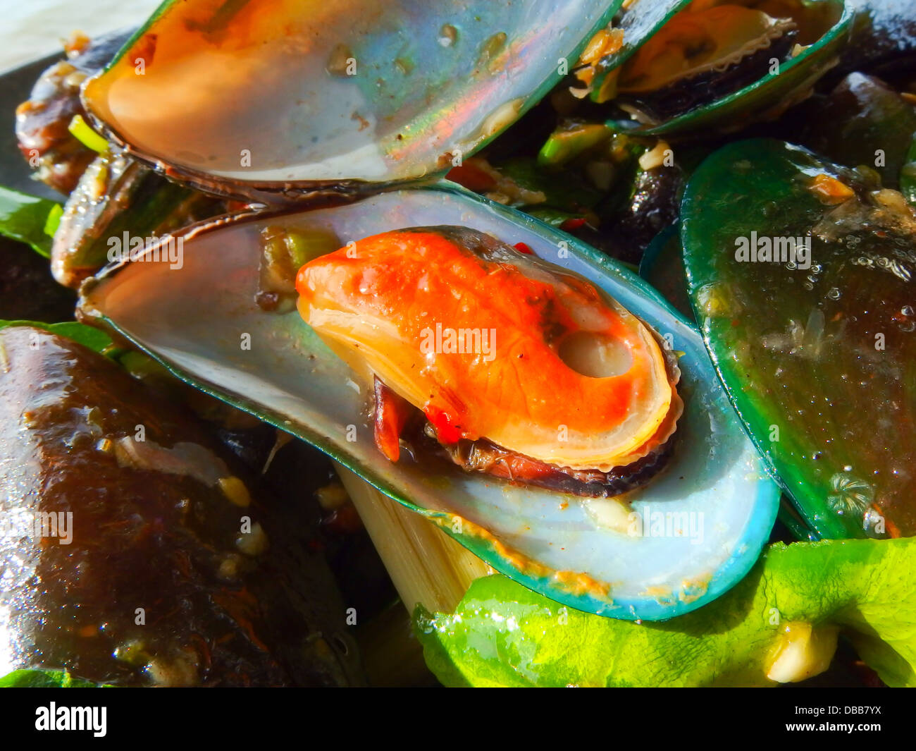 Spicy mussels hi-res stock photography and images - Alamy