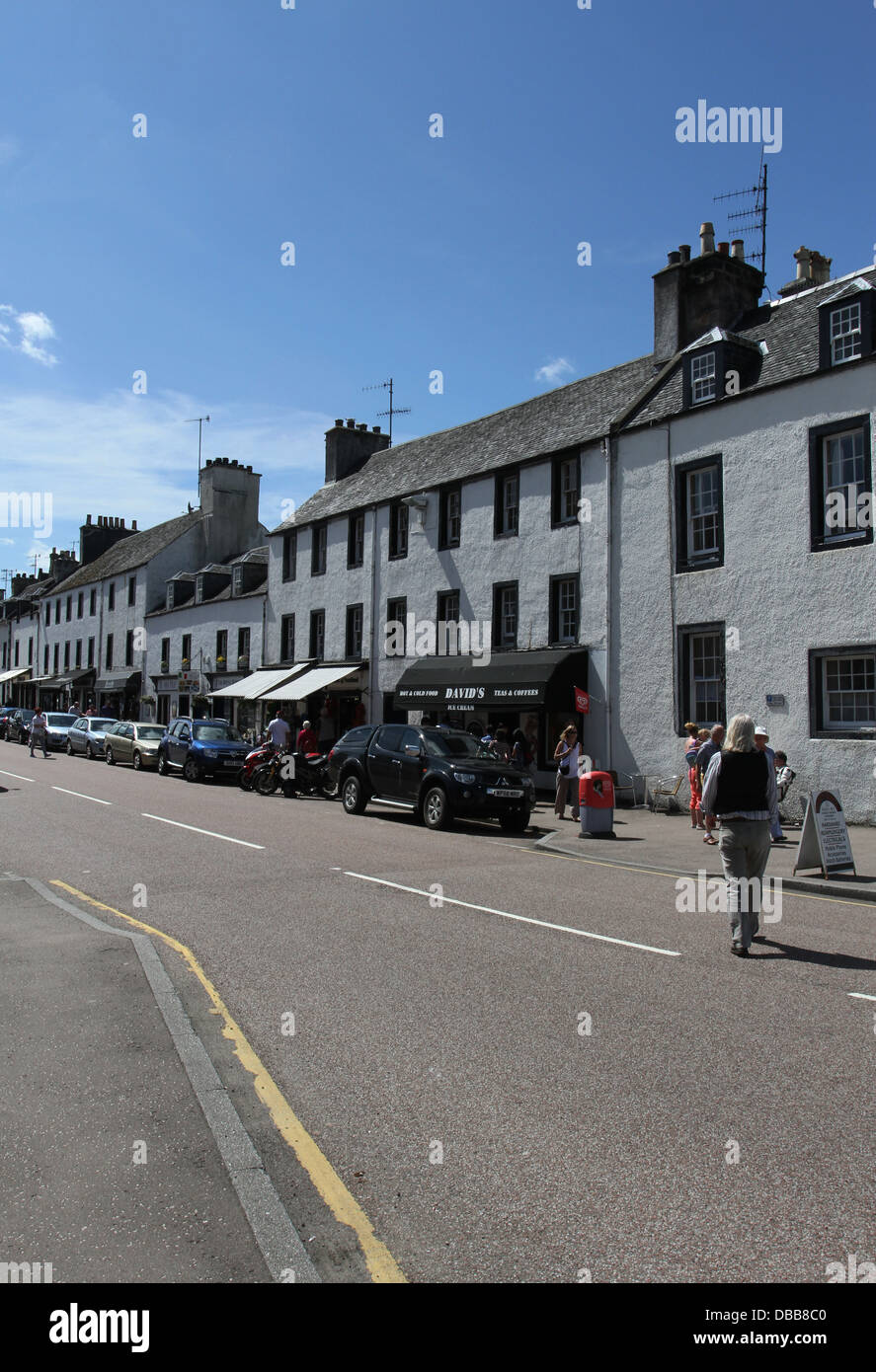 Inveraray street scene Scotland July 2013 Stock Photo - Alamy