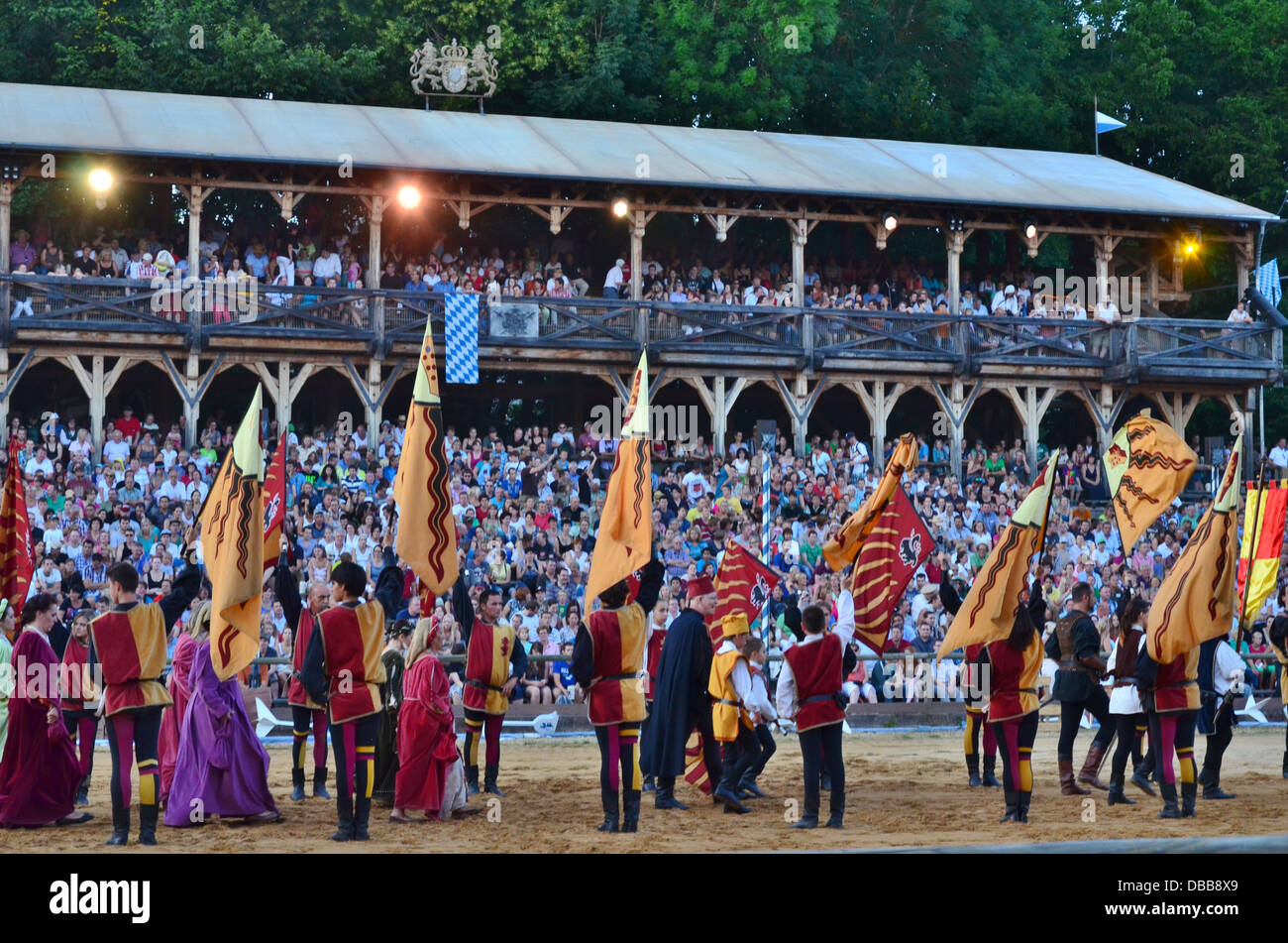 Kaltenberg Tournament, Bavaria, Germany, the world's largest medieval ...