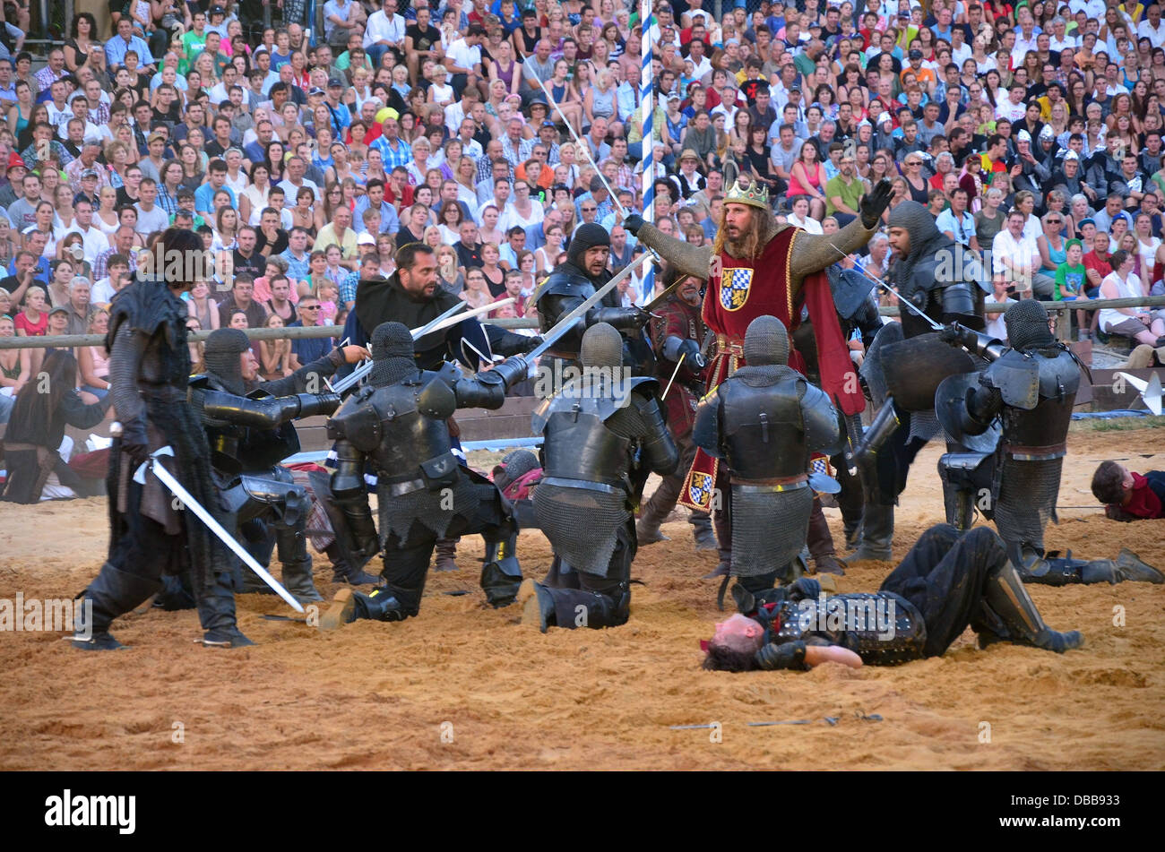 Kaltenberg Tournament, Bavaria, Germany, the world's largest medieval ...