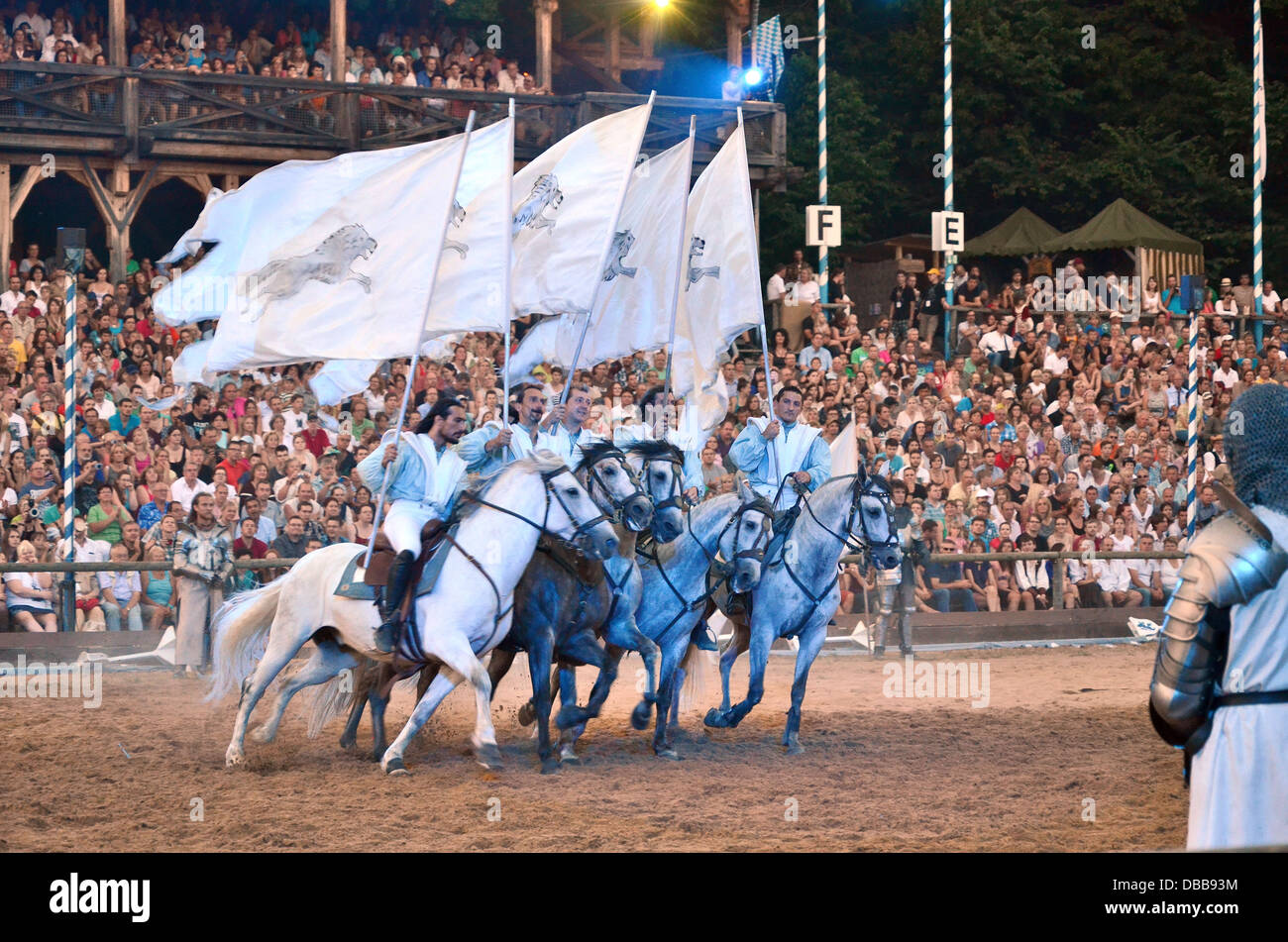 Kaltenberg Tournament, Bavaria, Germany, the world's largest medieval ...