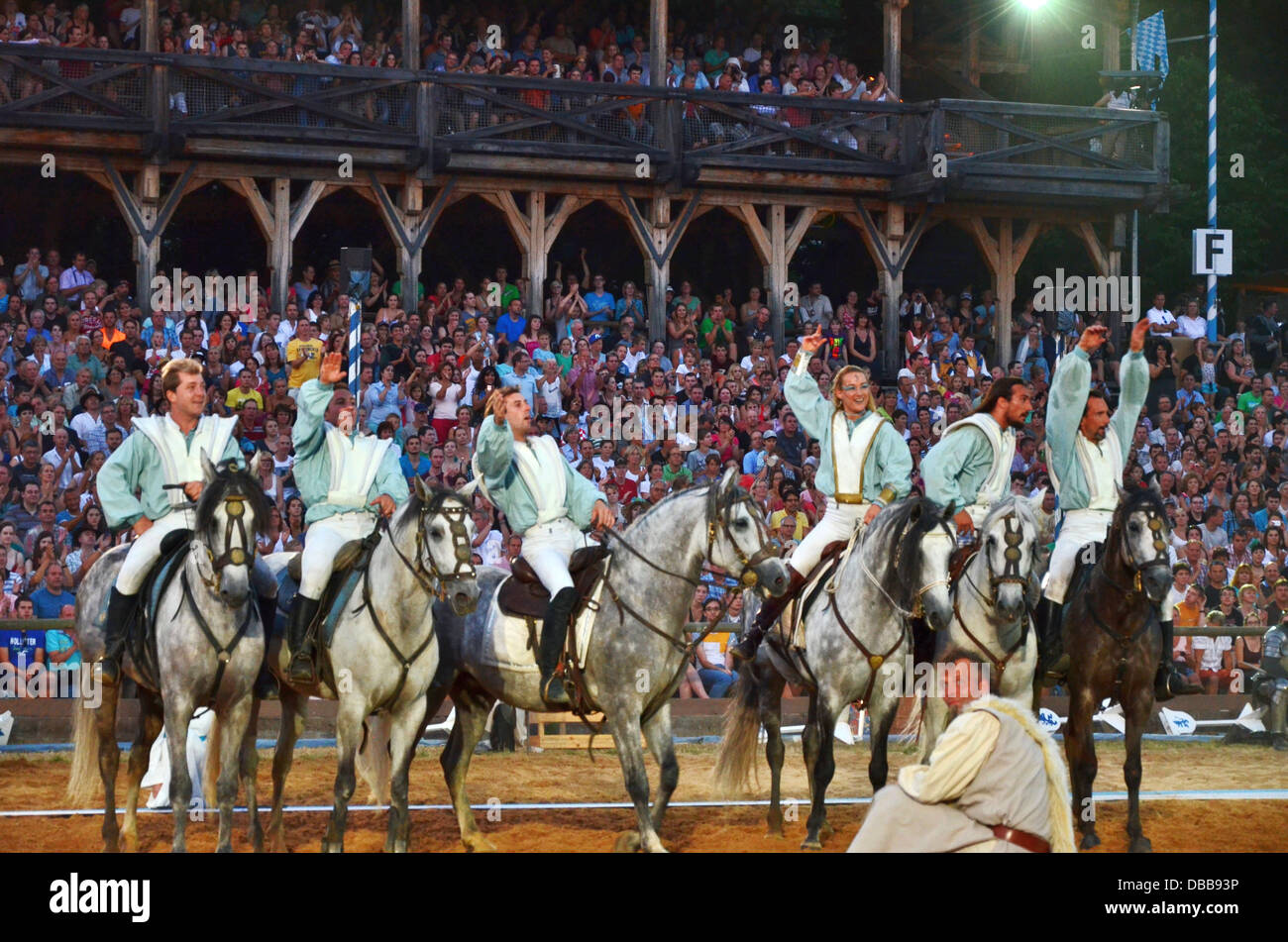 Kaltenberg Tournament, Bavaria, Germany, the world's largest medieval ...