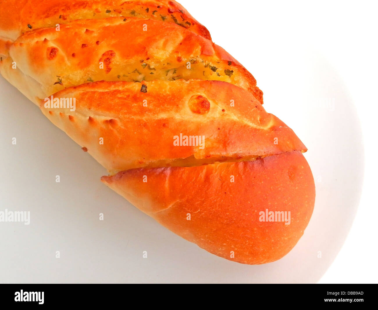 Garlic bread white background hi-res stock photography and images - Alamy