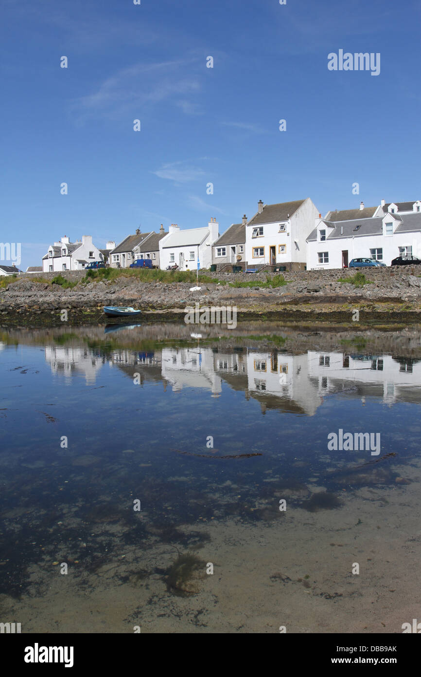 Portnahaven waterfront Isle of Islay Scotland July 2013 Stock Photo - Alamy