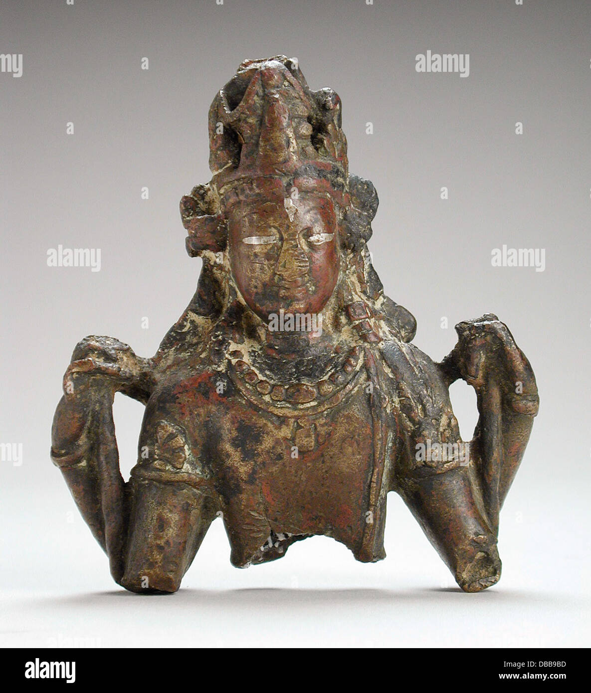 This artwork portrays the Hindu god Vishnu, a central figure in ...