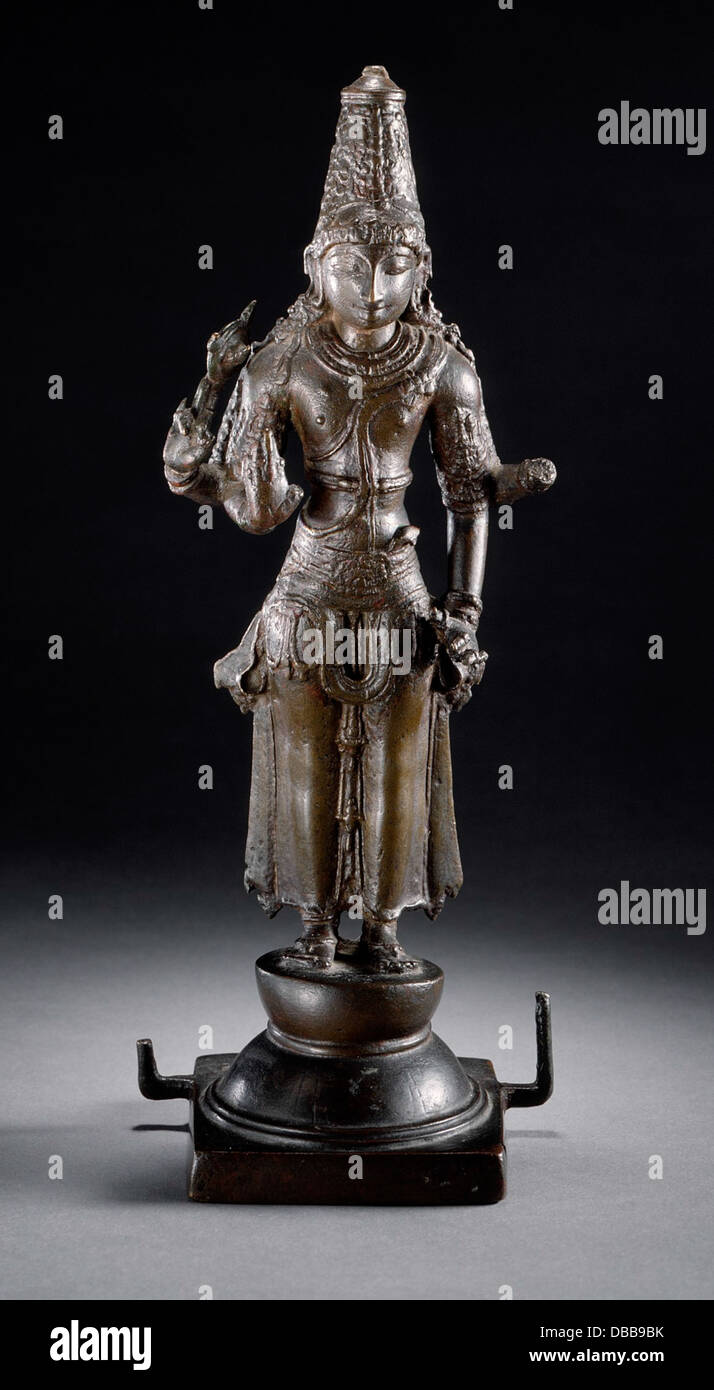 This sculpture represents Vishnu, a principal deity in Hinduism ...