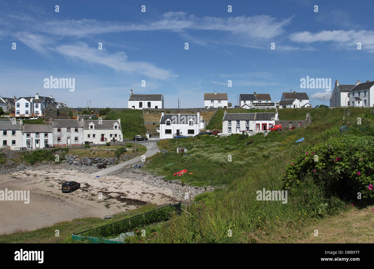 Portnahaven beach Isle of Islay Scotland July 2013 Stock Photo - Alamy