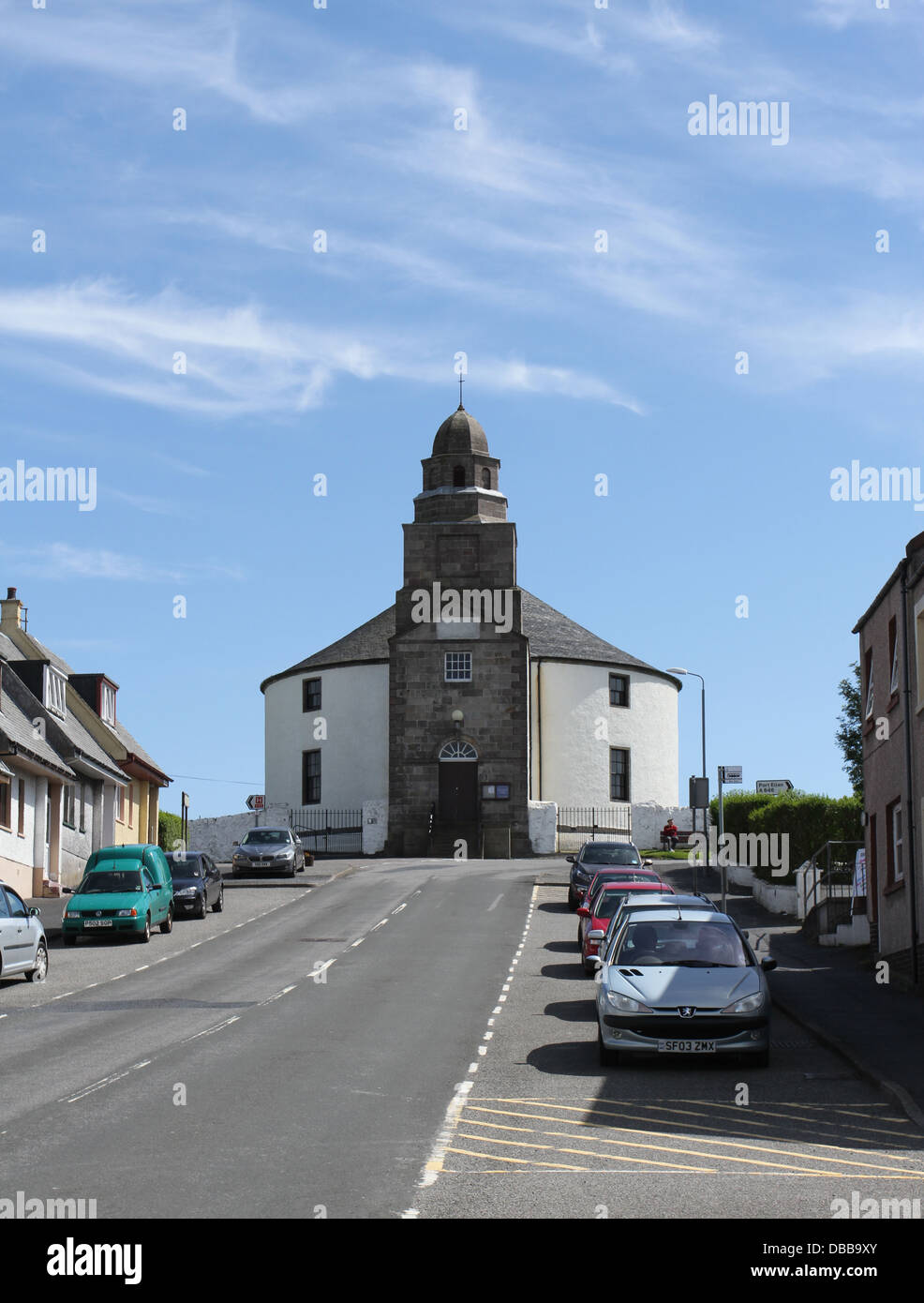 Islay bowmore round church hi-res stock photography and images - Alamy